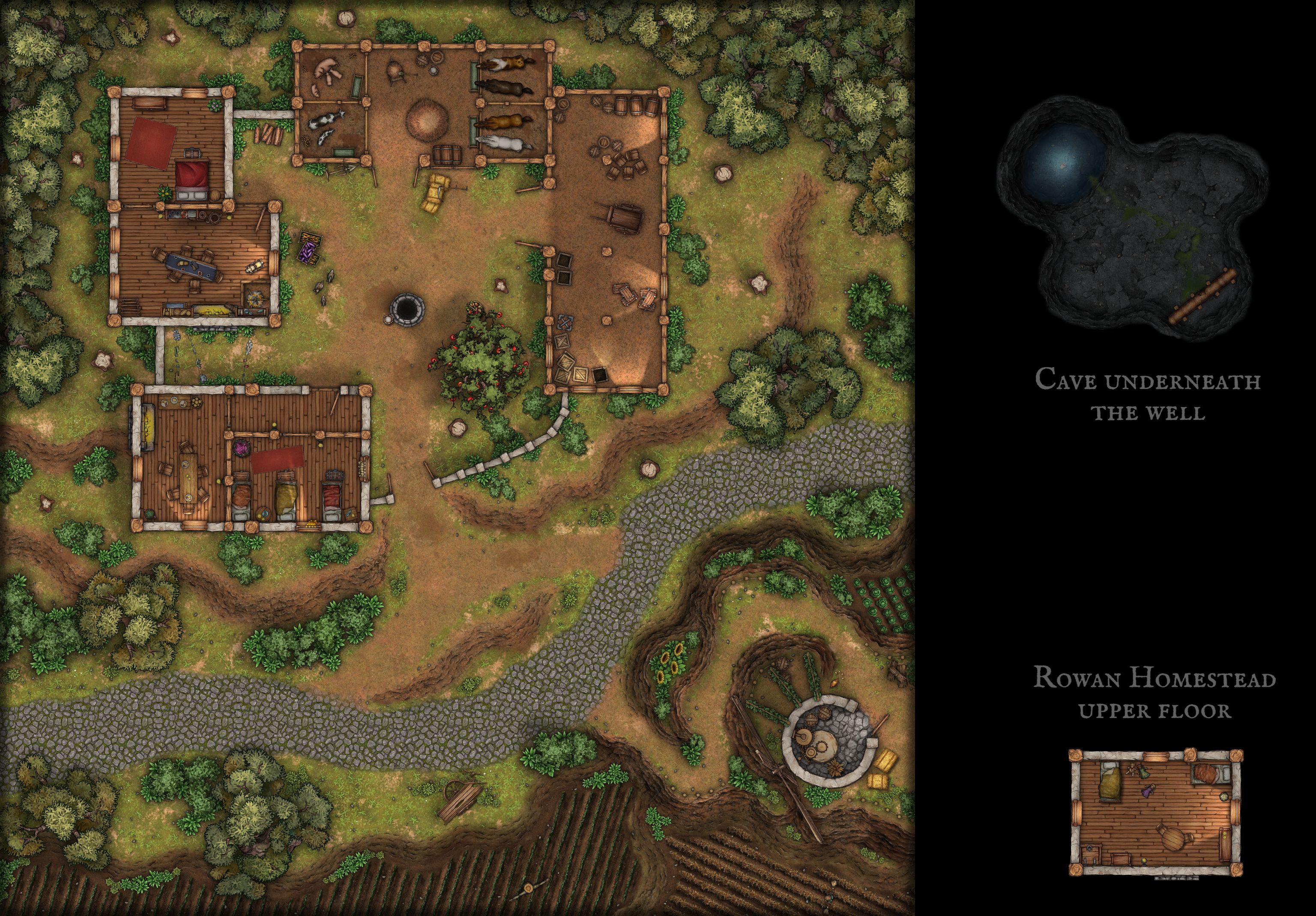 Rowan family homestead / Gehöft der Familie Rowan | Inkarnate - Create ...