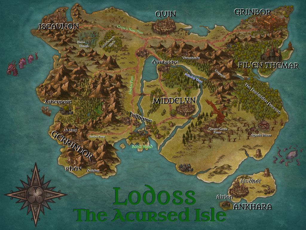 LODOSS (Road-map) | Inkarnate - Create Fantasy Maps Online