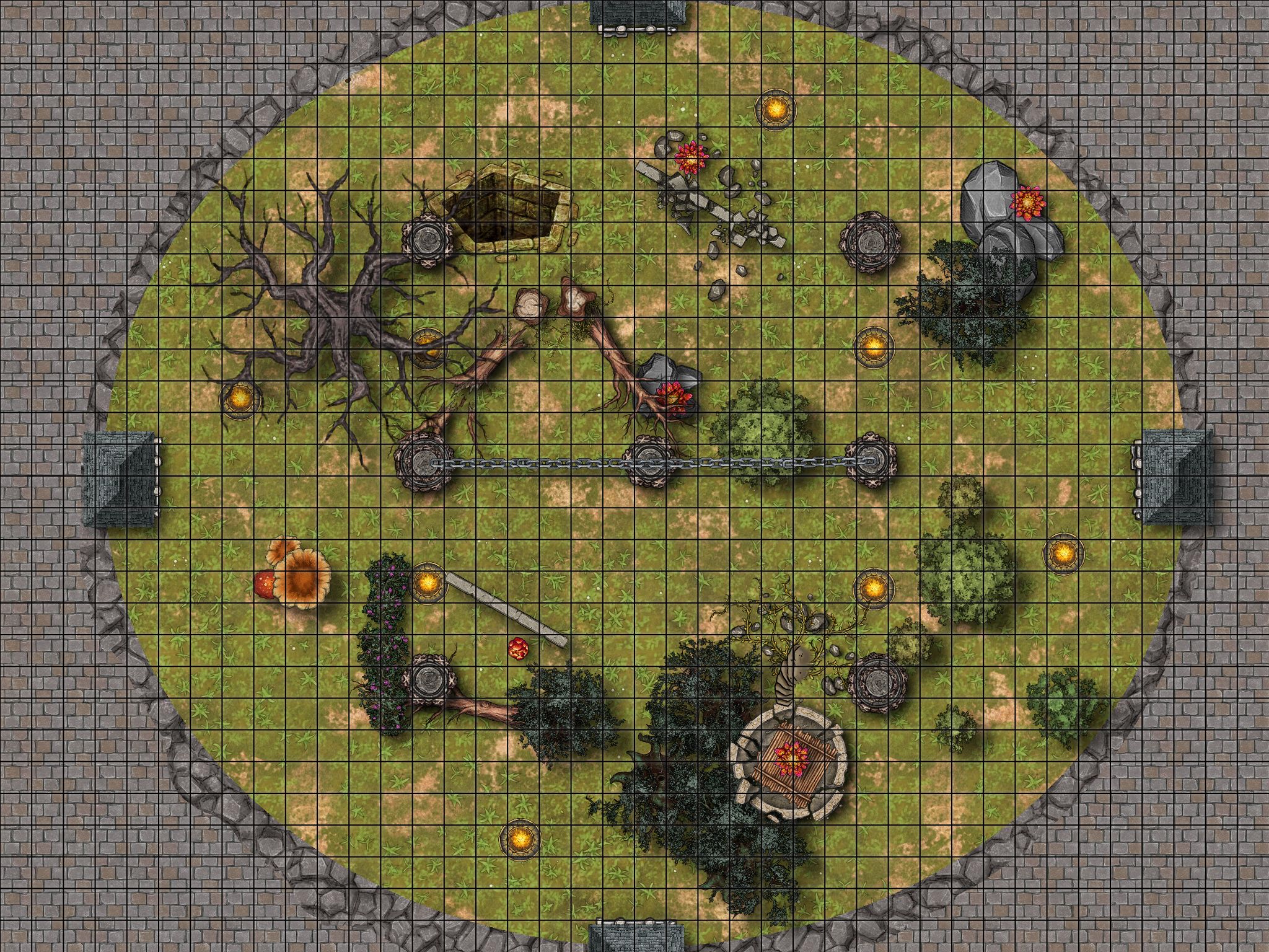 Forest Arena | Inkarnate - Create Fantasy Maps Online