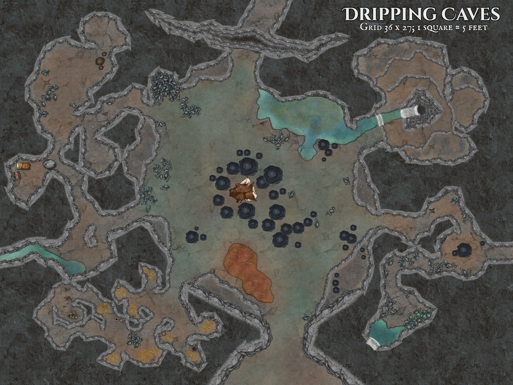 Dripping Caves_Storm King's Thunder | Inkarnate - Create Fantasy Maps ...