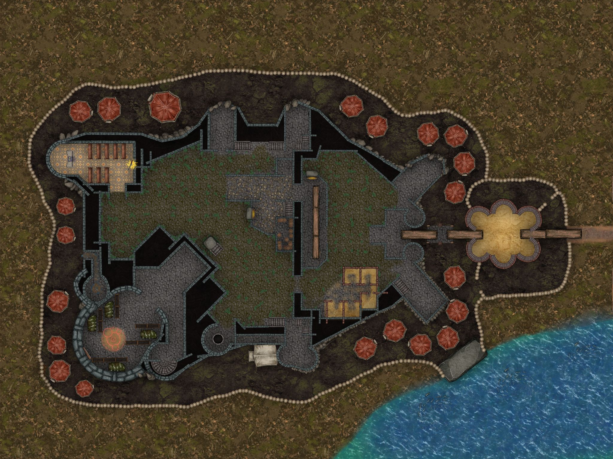 Redlake Fort | Inkarnate - Create Fantasy Maps Online