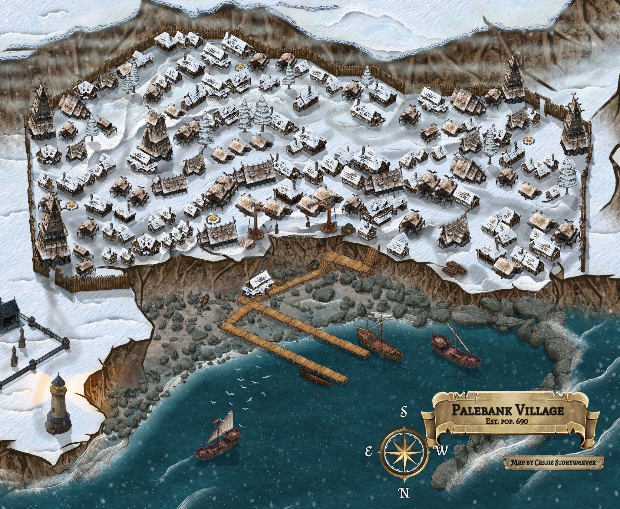 Palebank Village v3 | Inkarnate - Create Fantasy Maps Online