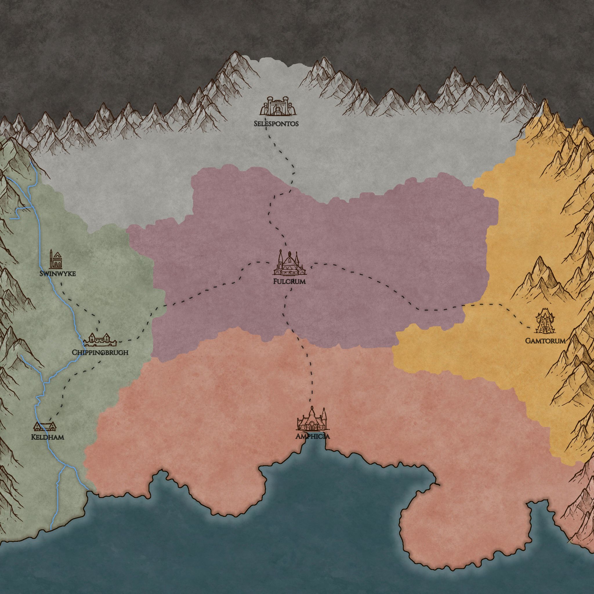 Cúig Codán | Inkarnate - Create Fantasy Maps Online