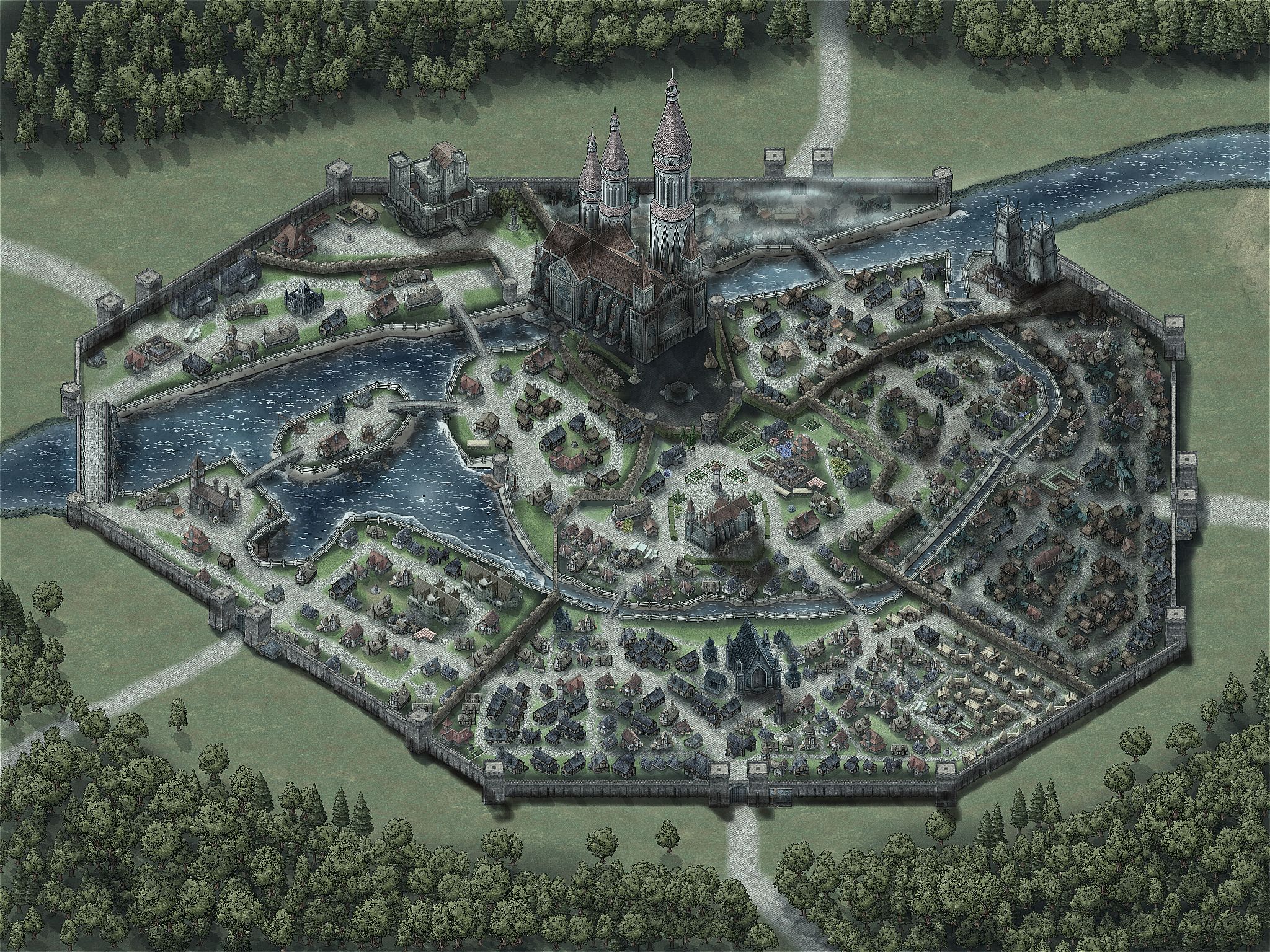 City of Luyarnha | Inkarnate - Create Fantasy Maps Online