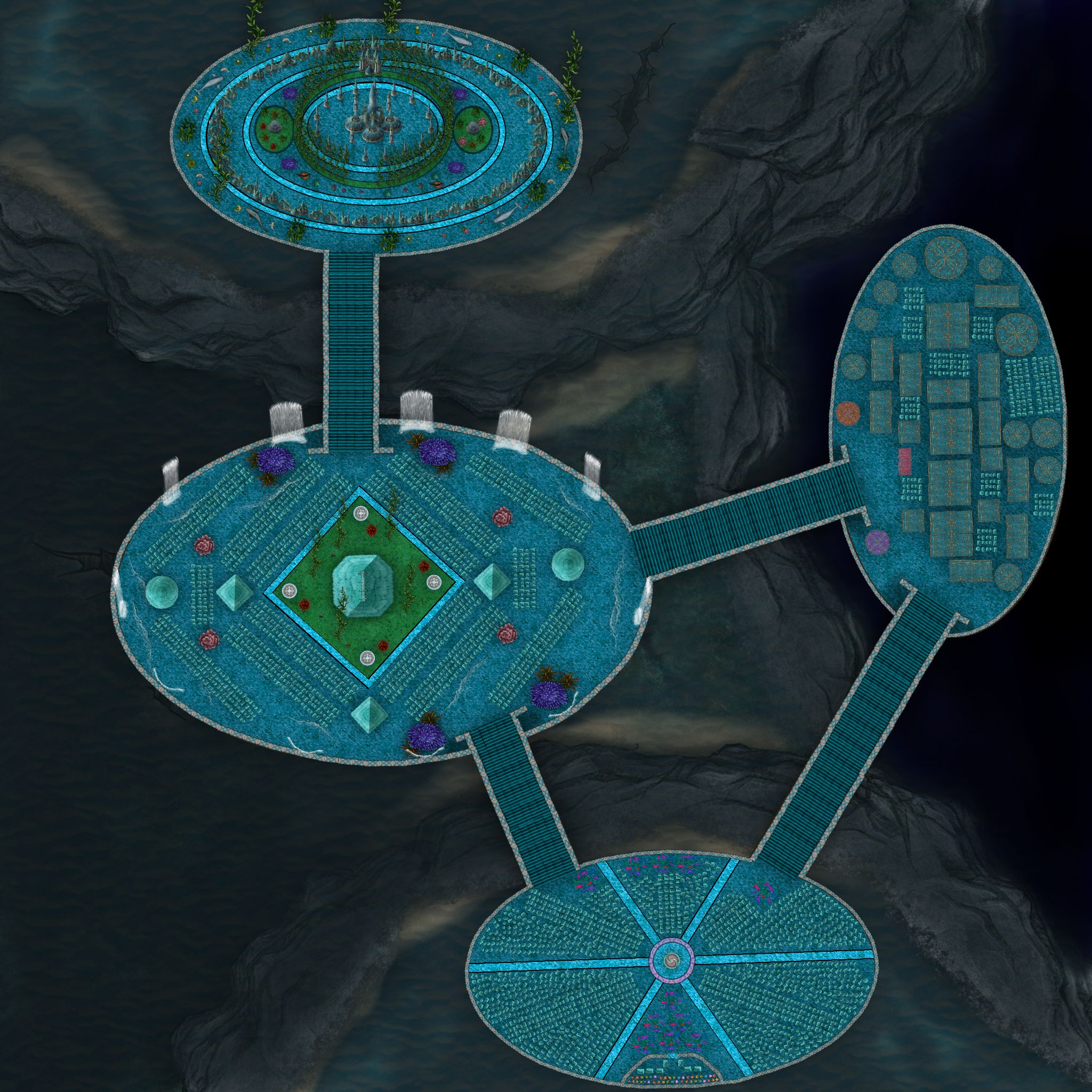 City of Glass | Inkarnate - Create Fantasy Maps Online