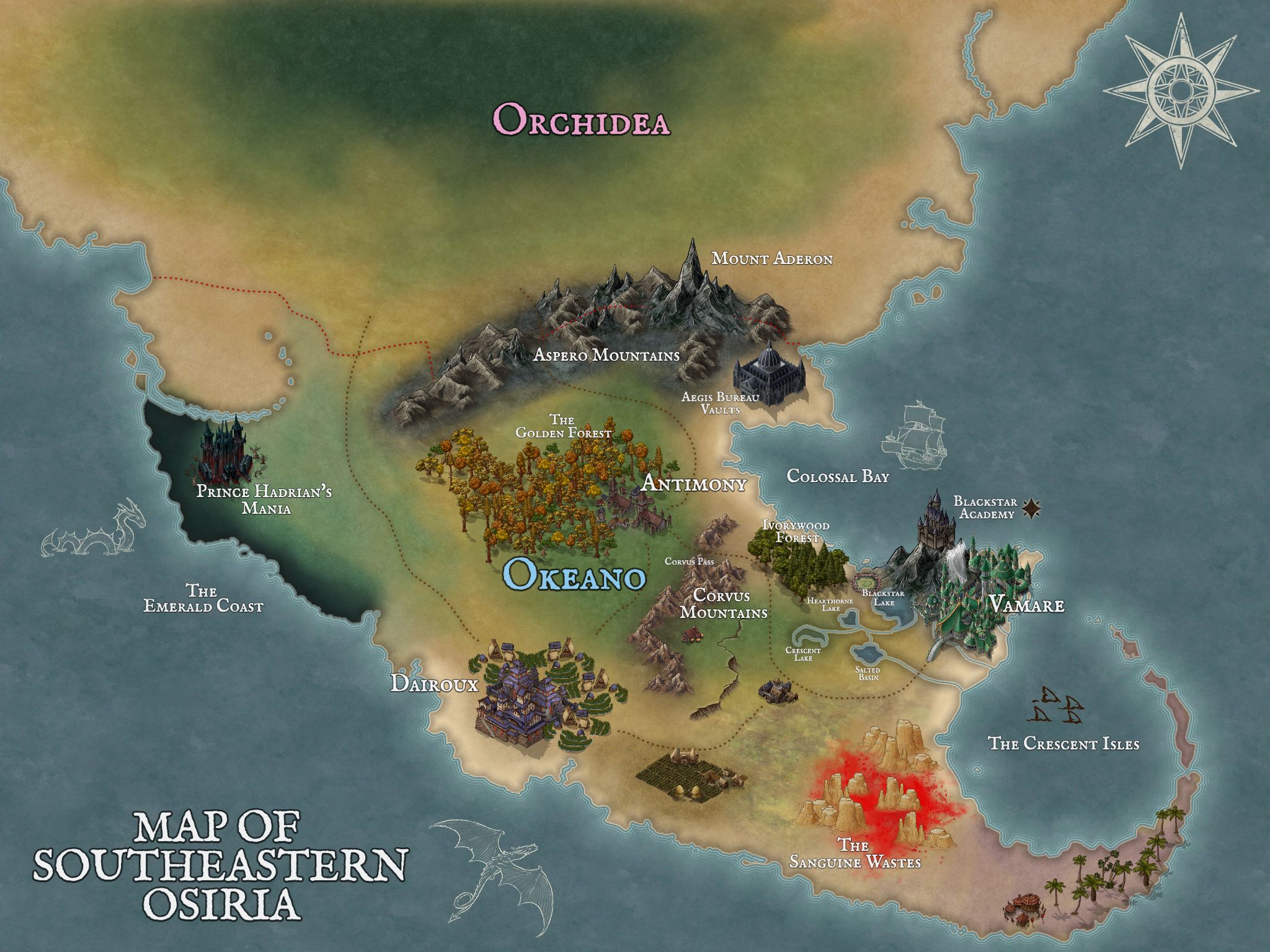 Okeano | Inkarnate - Create Fantasy Maps Online