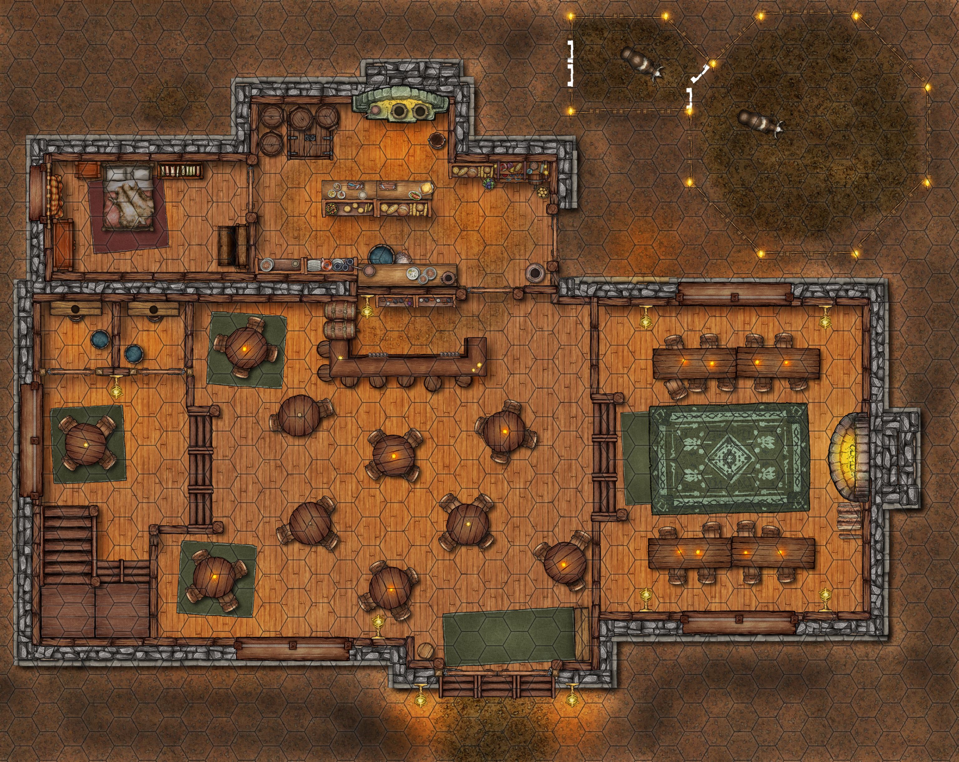 OoA Longhorn Saloon | Inkarnate - Create Fantasy Maps Online