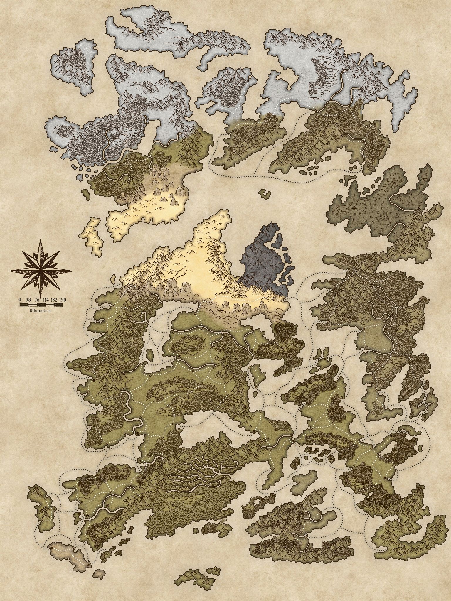 Karathia - The Severed | Inkarnate - Create Fantasy Maps Online