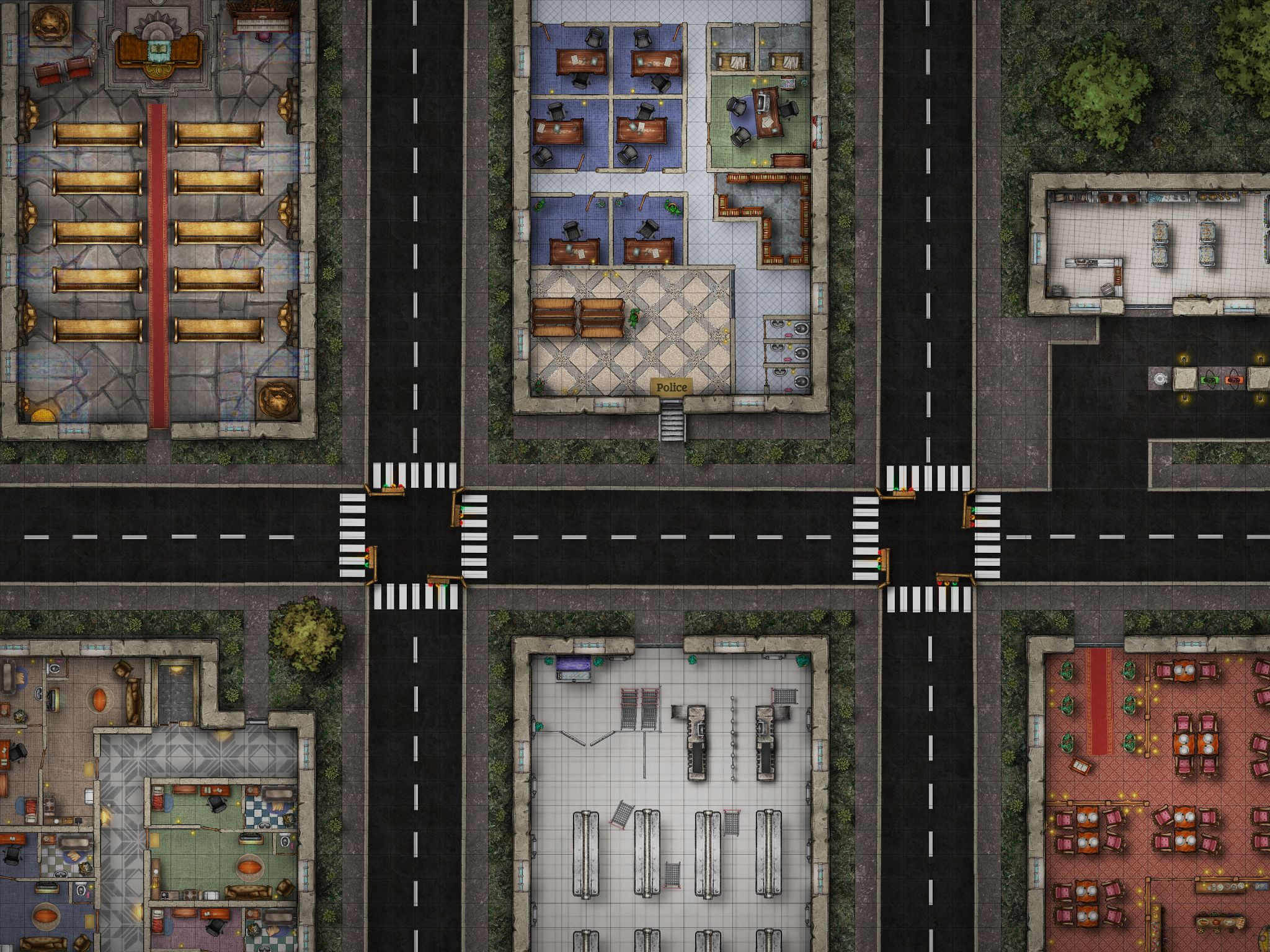 ZOO - Pretoria, Main Road | Inkarnate - Create Fantasy Maps Online