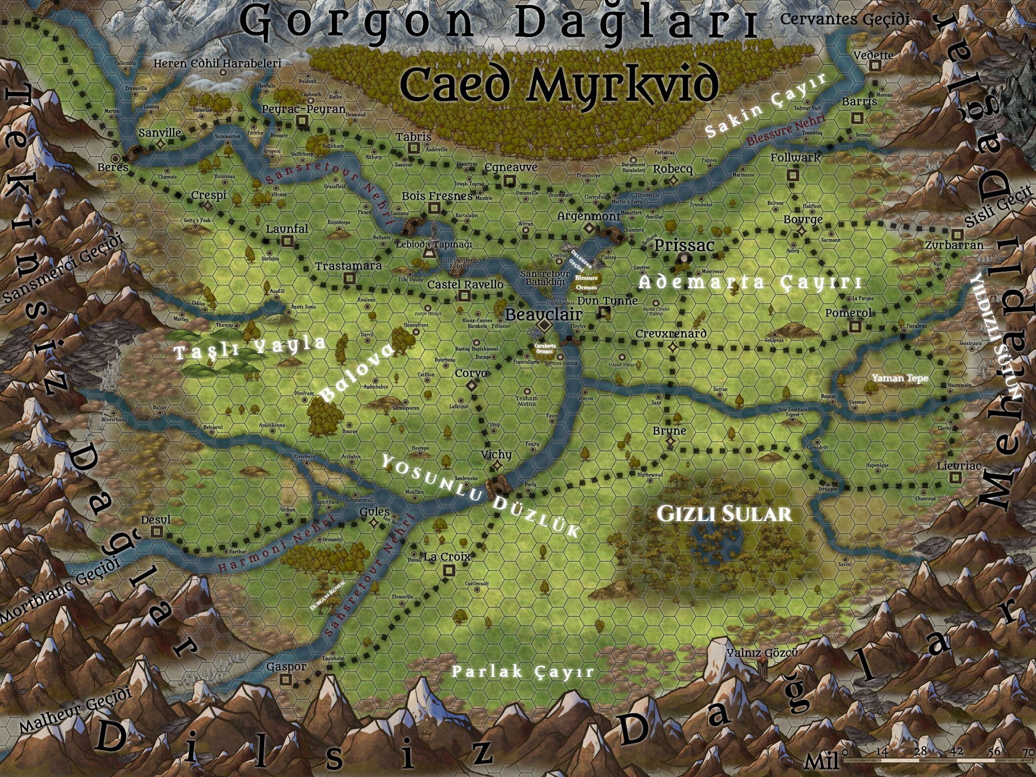Toussaint Düklüğü (DS 1300) | Inkarnate - Create Fantasy Maps Online