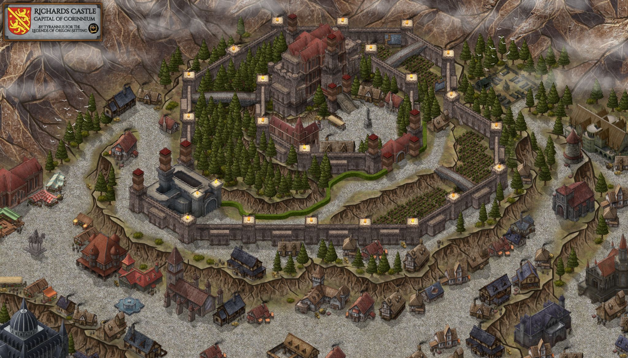Richards Castle | Inkarnate - Create Fantasy Maps Online