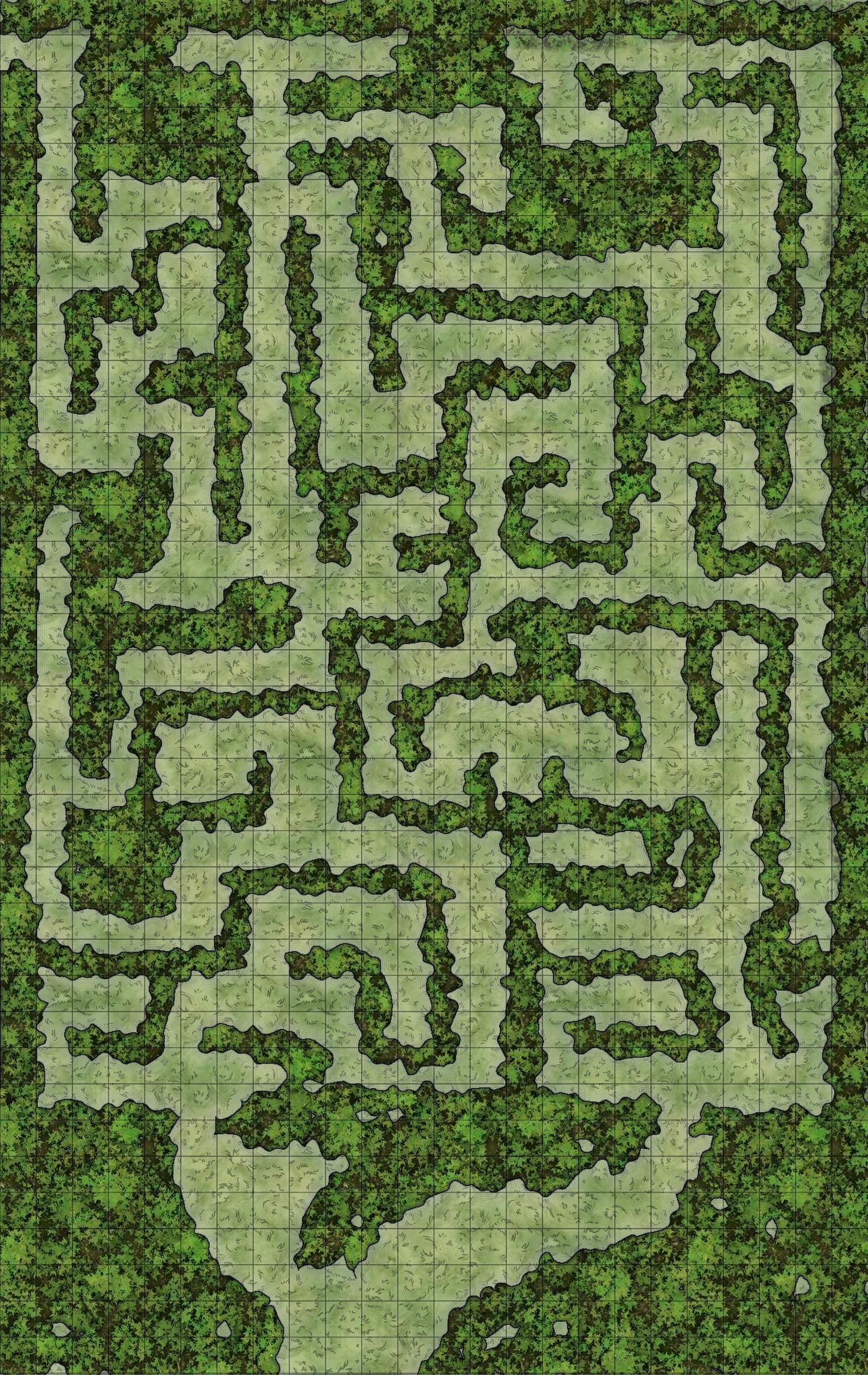 Maze Forest complex | Inkarnate - Create Fantasy Maps Online