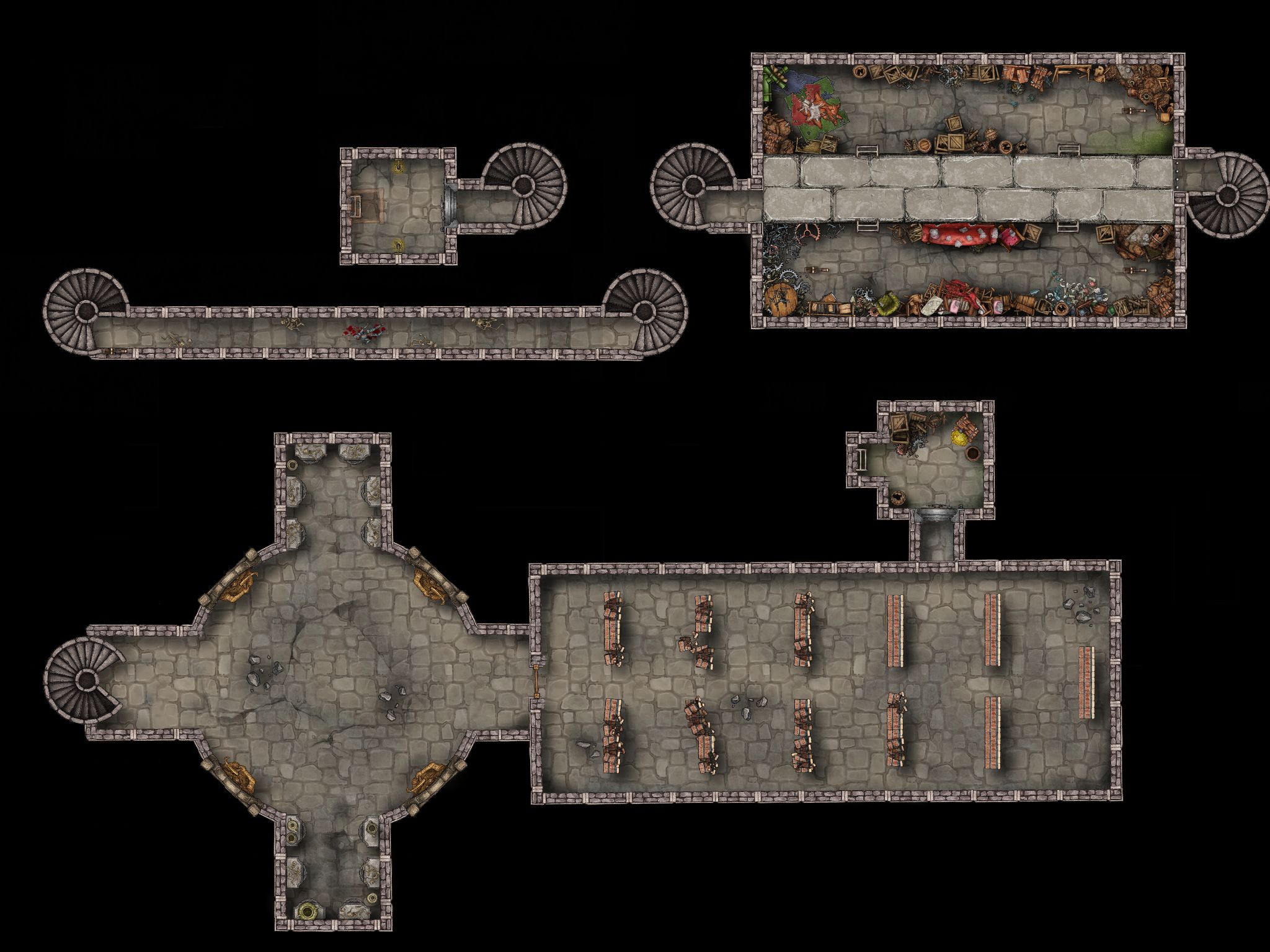 Vault A, Fiendish | Inkarnate - Create Fantasy Maps Online