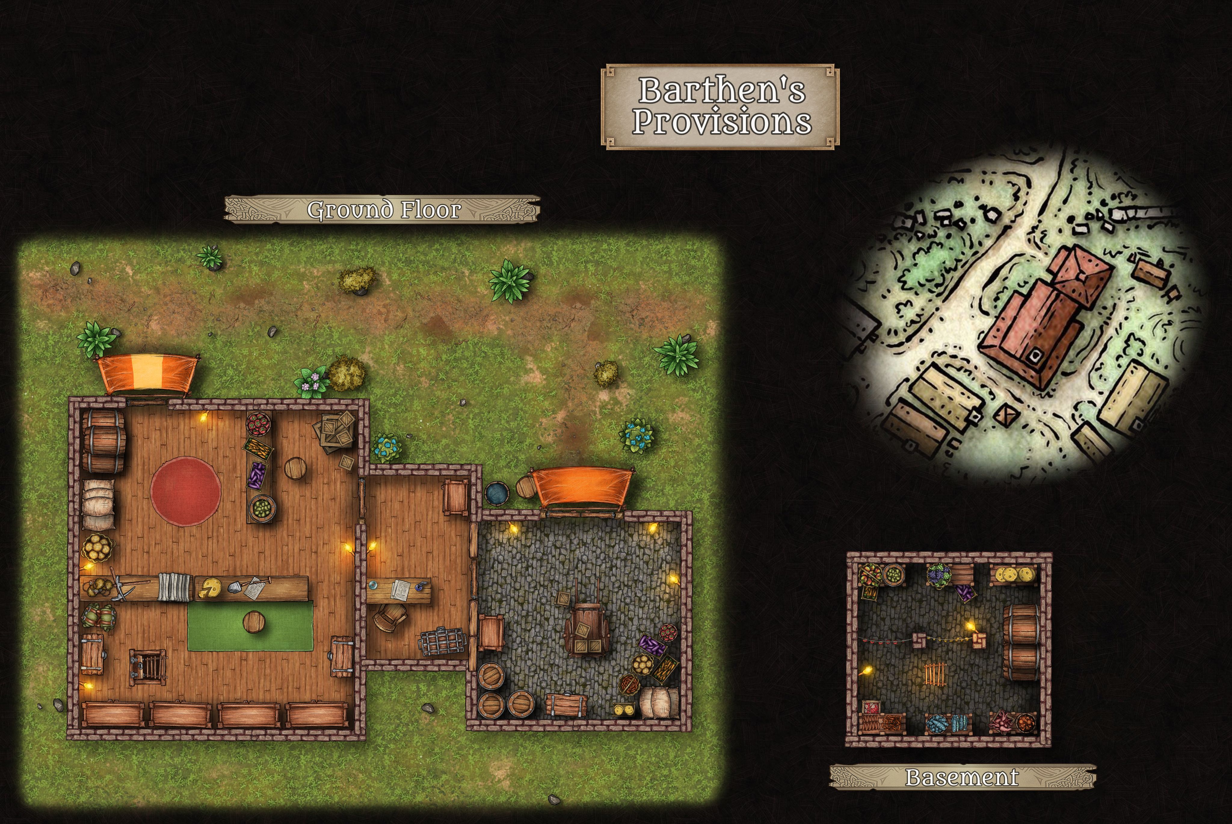 Barthen's Provision | Inkarnate - Create Fantasy Maps Online