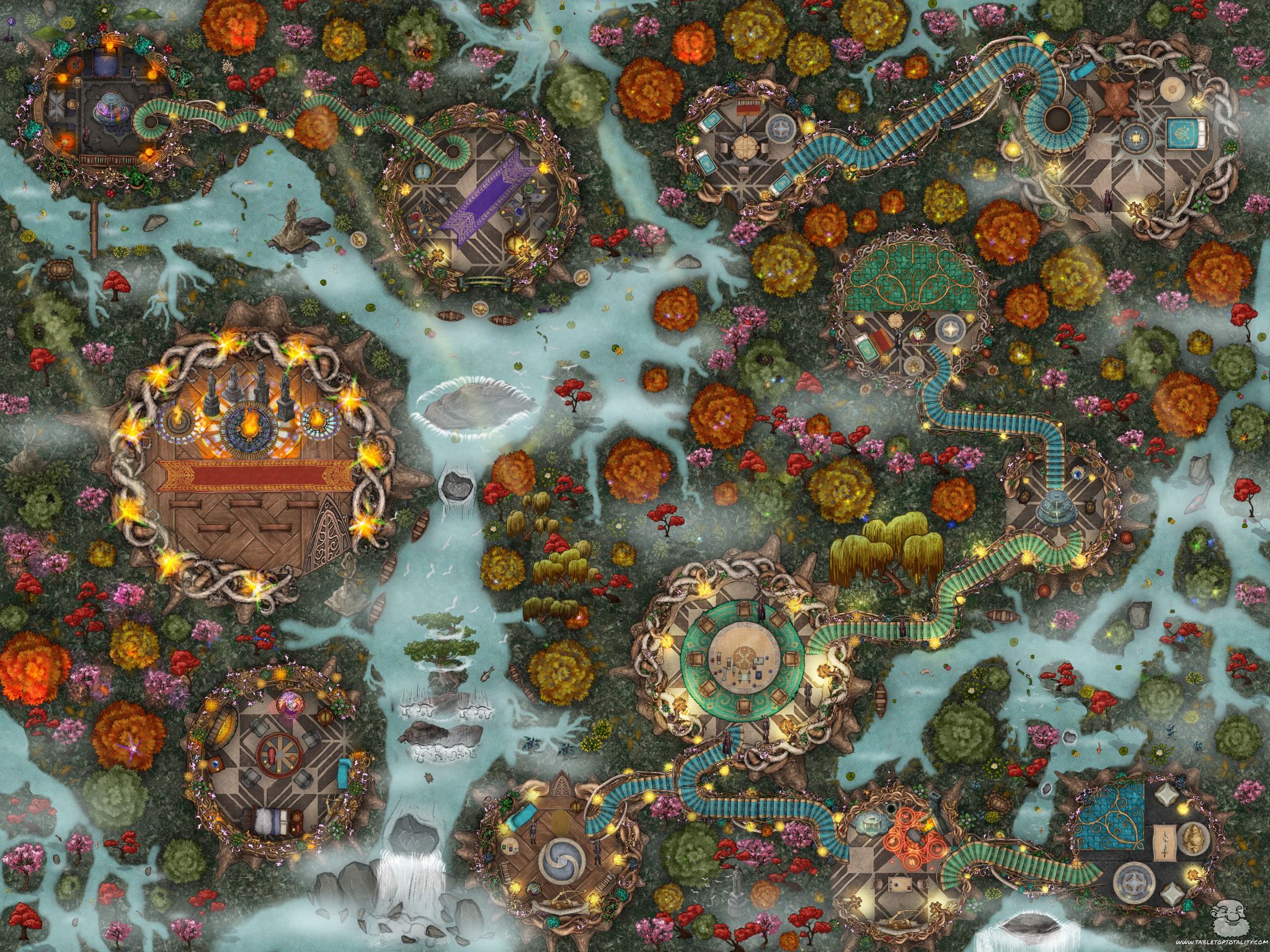 Elven Stronghold | Inkarnate - Create Fantasy Maps Online