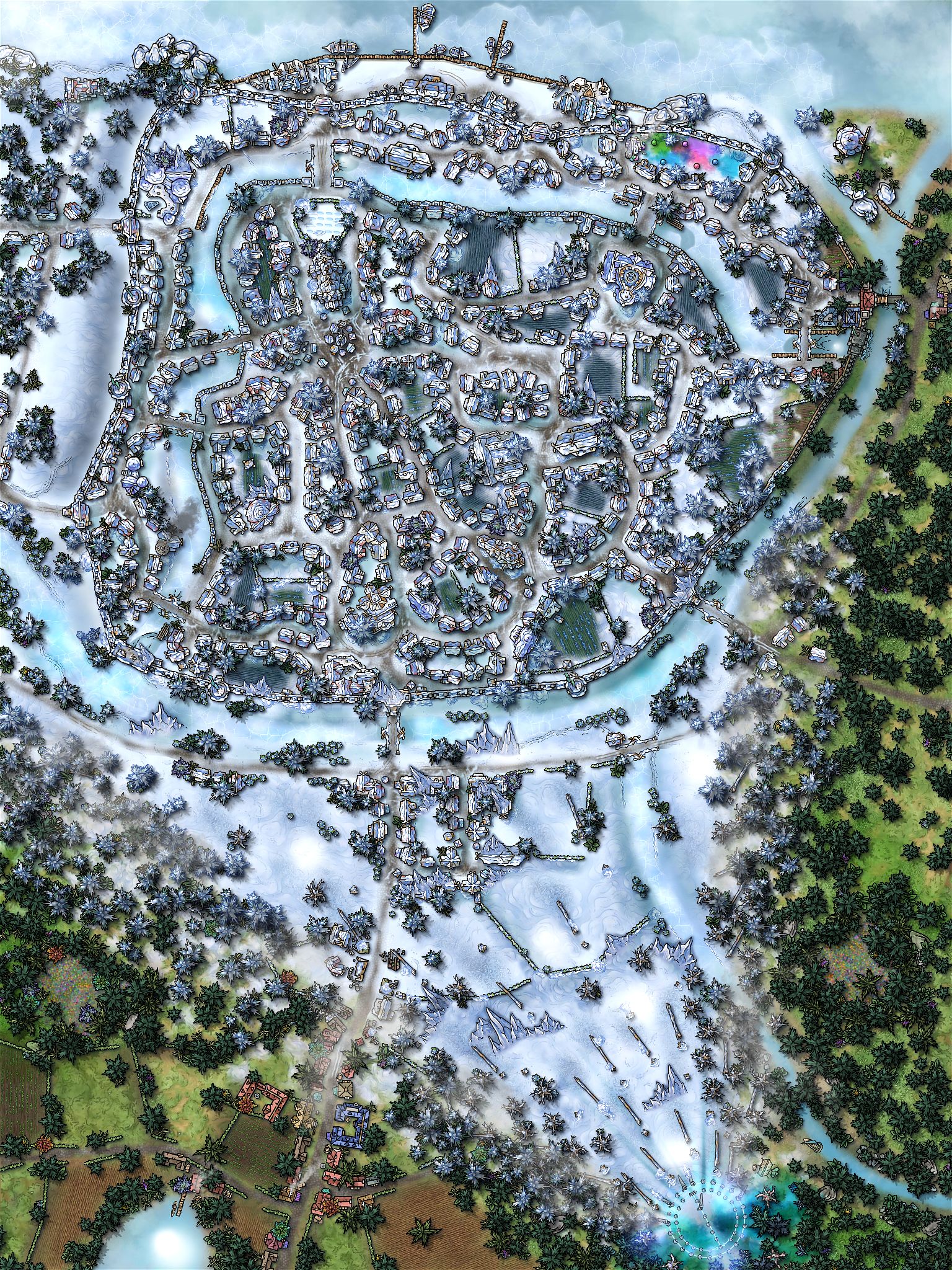 Ice In Their Veins | Inkarnate - Create Fantasy Maps Online