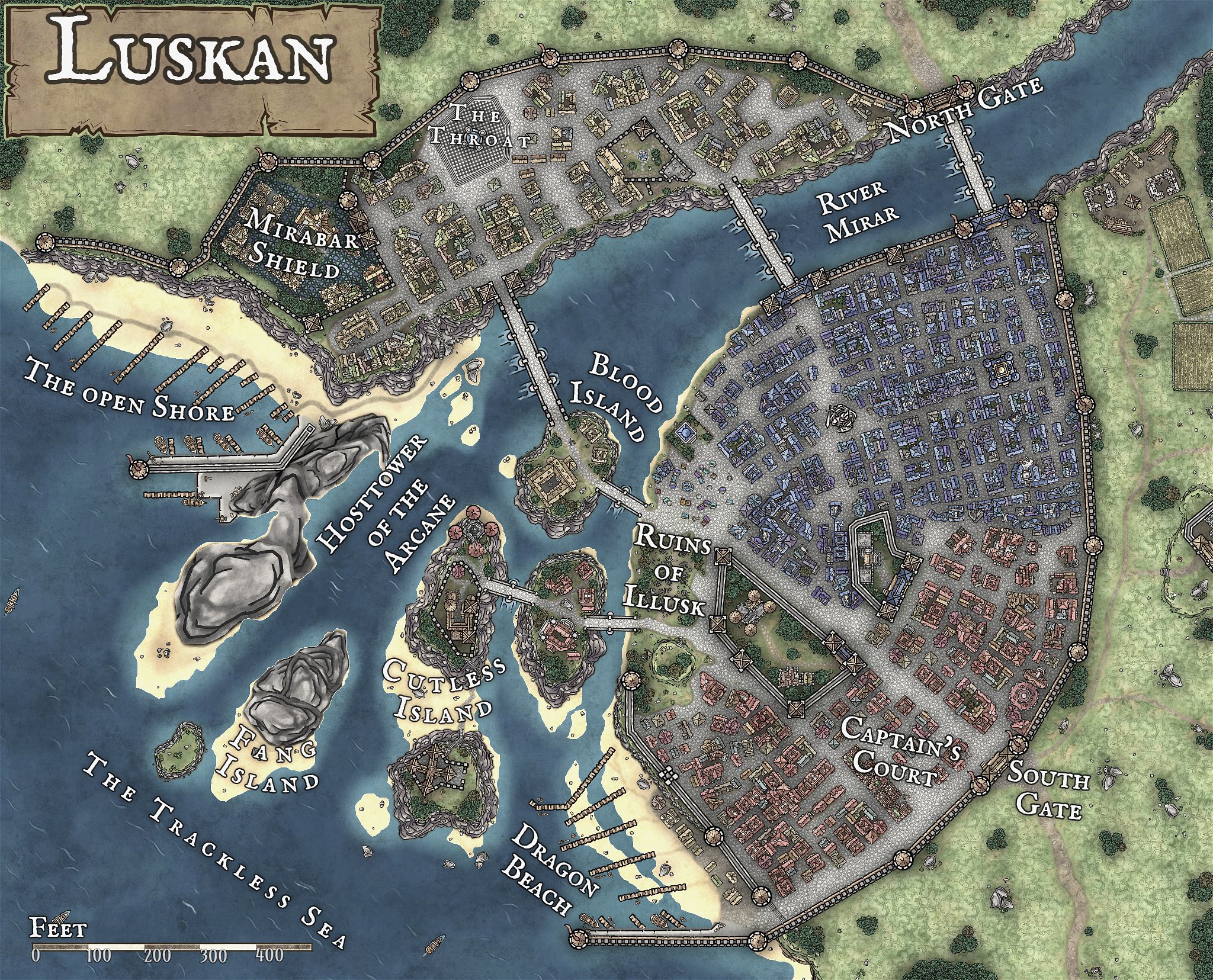 Luskan | Inkarnate - Create Fantasy Maps Online