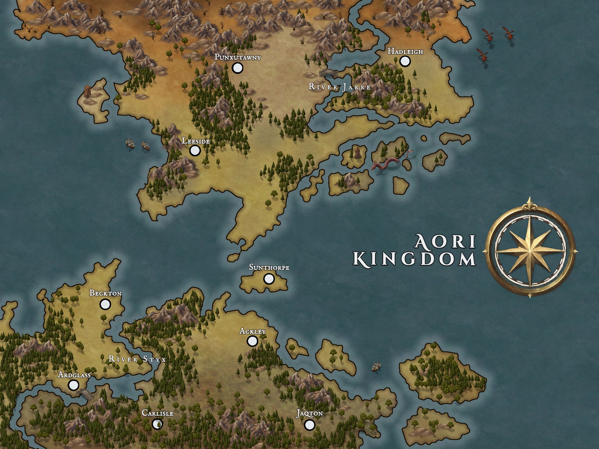 Aori Kingdom | Inkarnate - Create Fantasy Maps Online