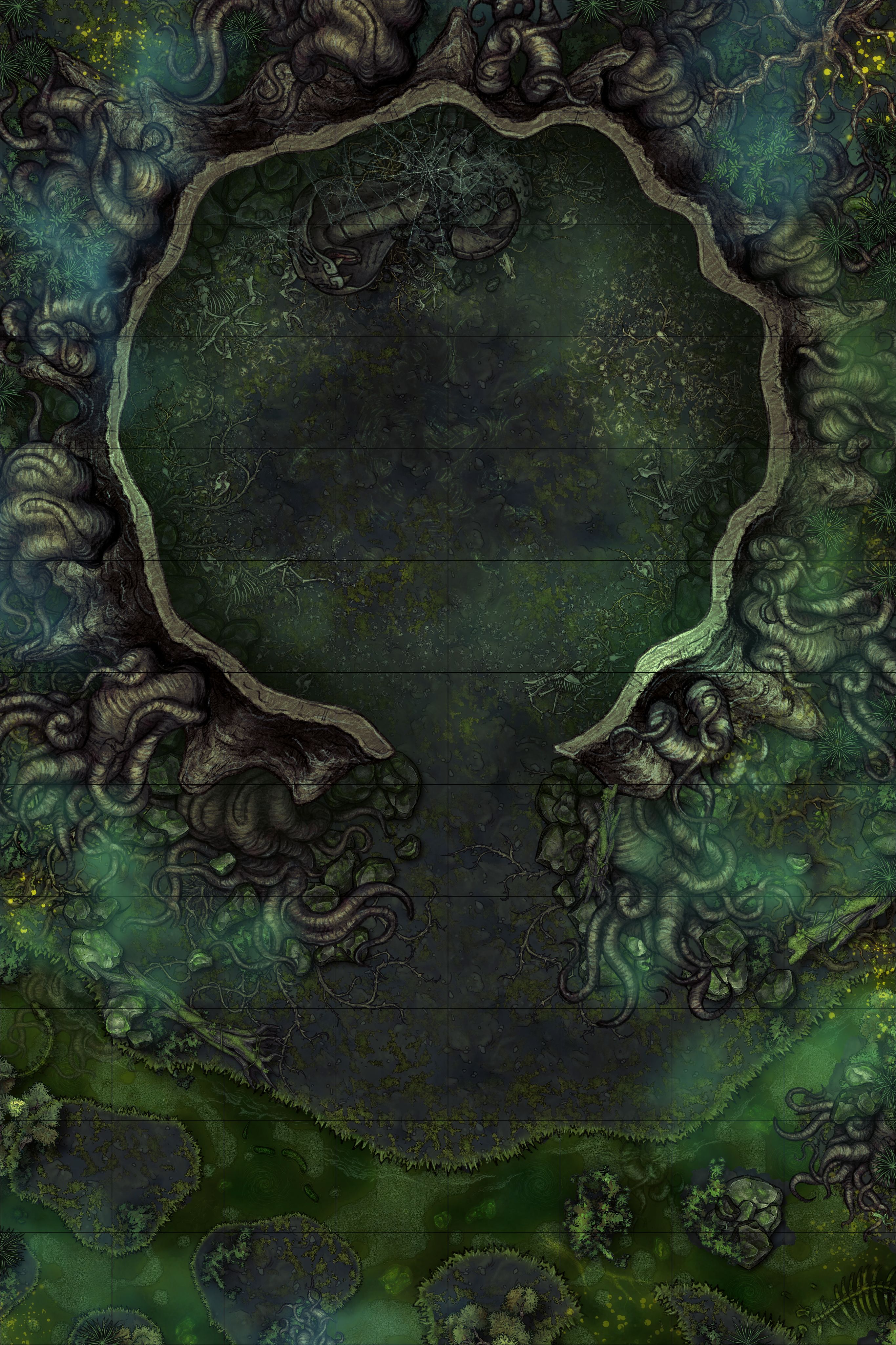 [Small Combat Maps] Troll Lair | Inkarnate - Create Fantasy Maps Online
