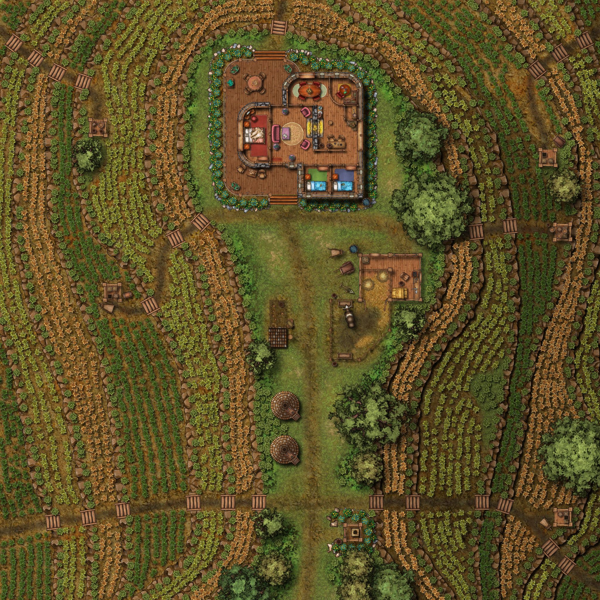 Terrace Farm | Inkarnate - Create Fantasy Maps Online