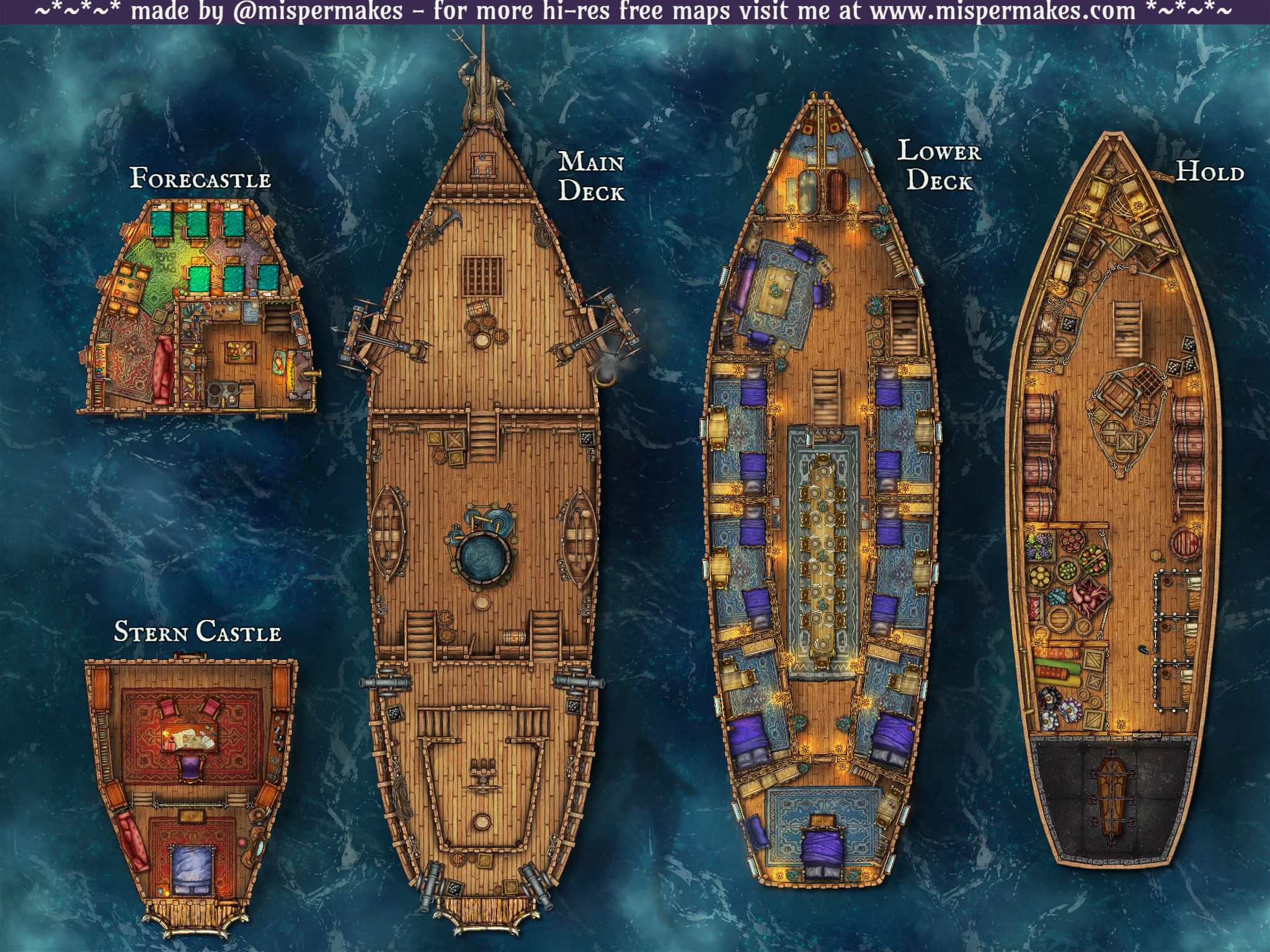 Merchant Ship | Inkarnate - Create Fantasy Maps Online