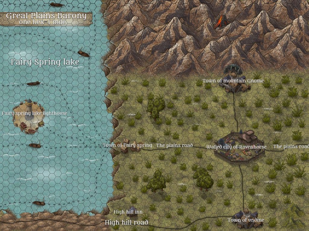 The Great Plains Barony | Inkarnate - Create Fantasy Maps Online