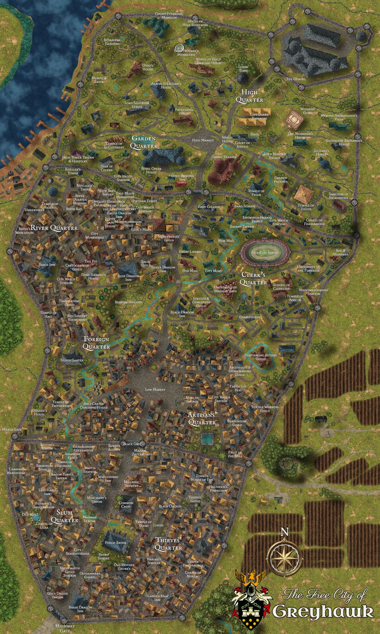 GIANT Greyhawk Map | Inkarnate - Create Fantasy Maps Online