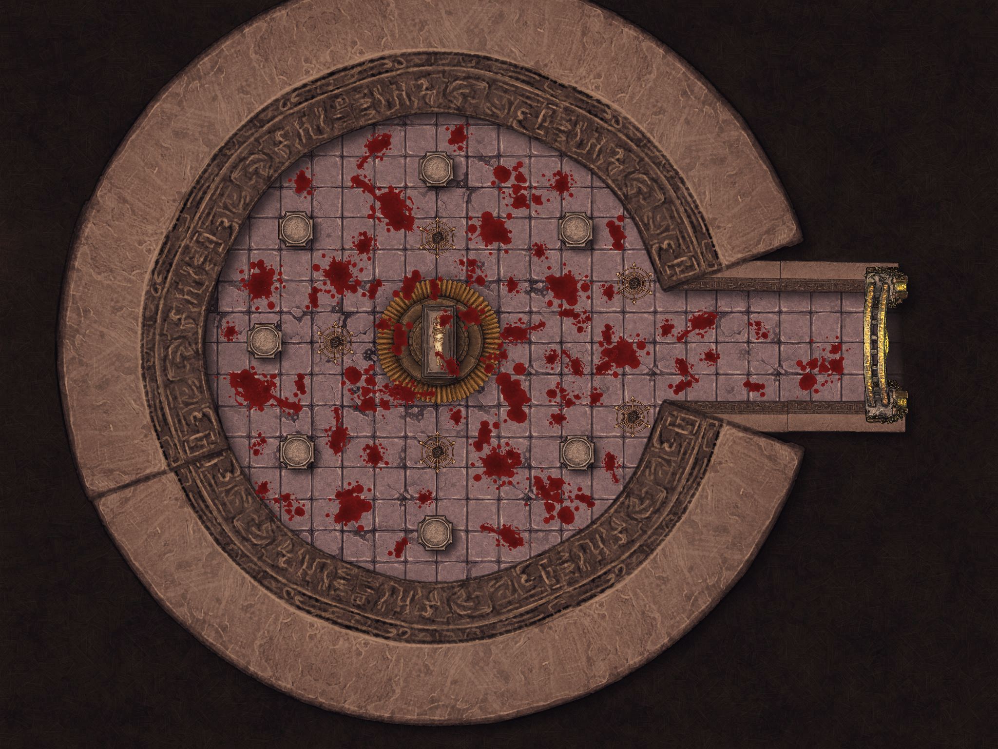 Corrupted Temple Part 3.5 | Inkarnate - Create Fantasy Maps Online