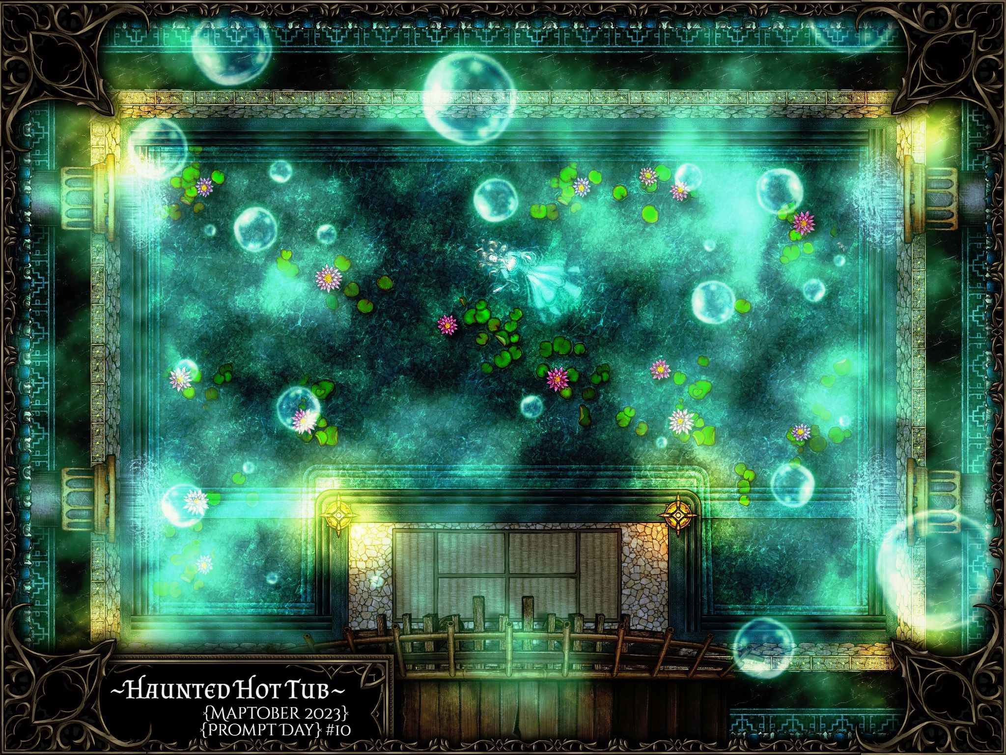 ~Maptober 2023 Prompt Day #10 Haunted Hot Tub | Inkarnate - Create ...