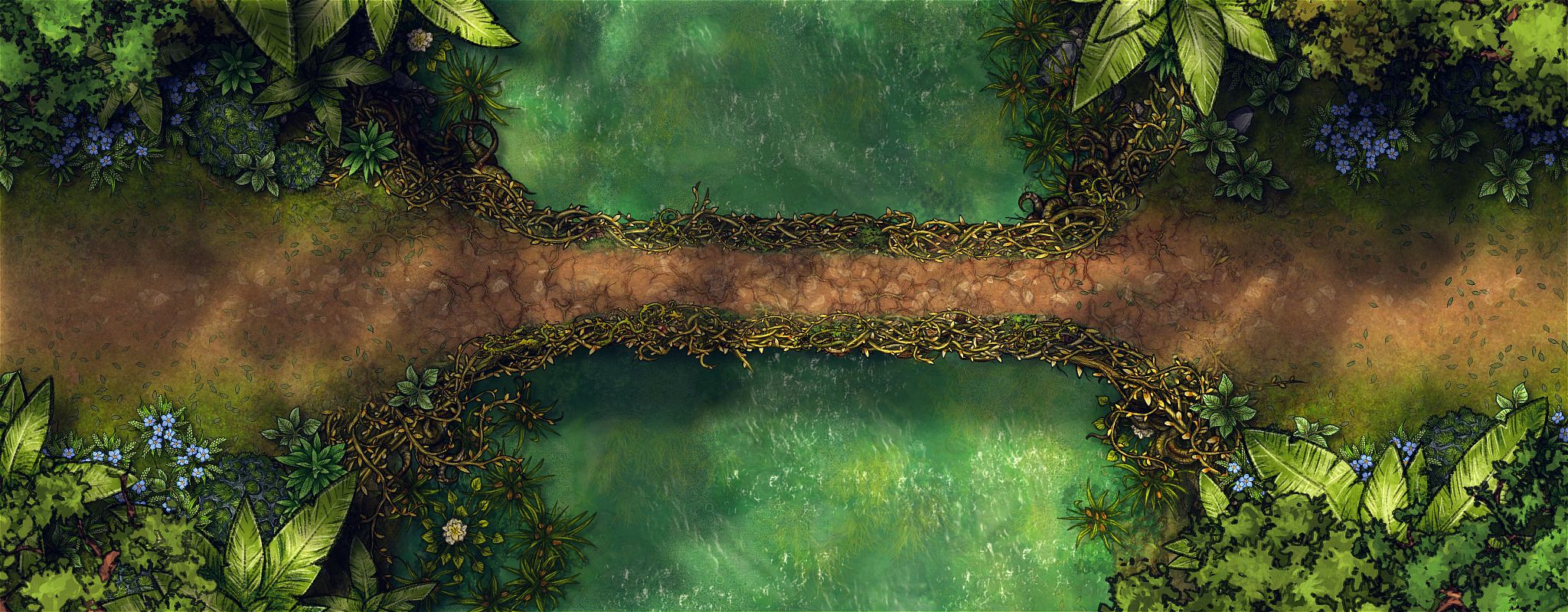 Jungle Vine Bridge | Inkarnate - Create Fantasy Maps Online