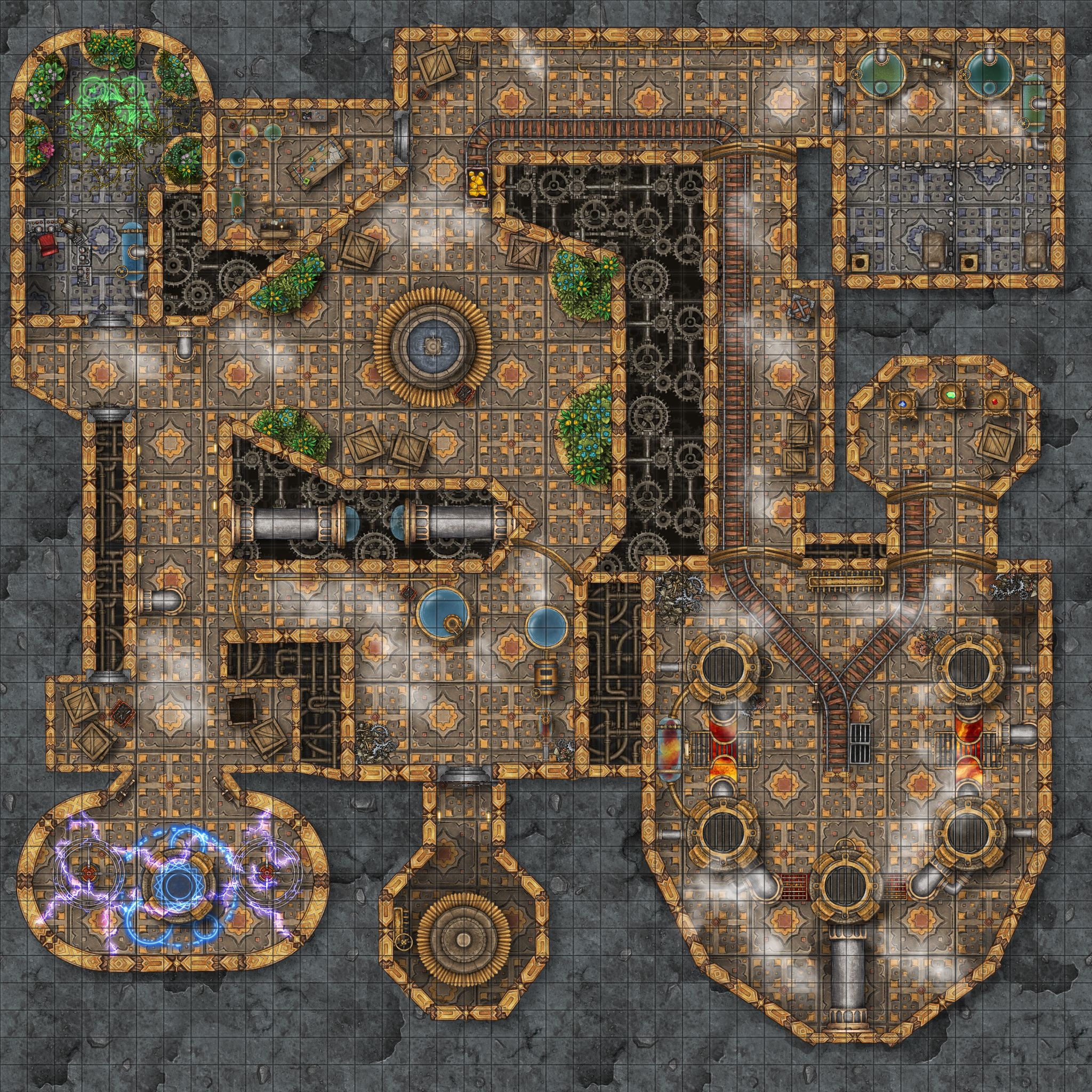 Steampunk lab | Inkarnate - Create Fantasy Maps Online