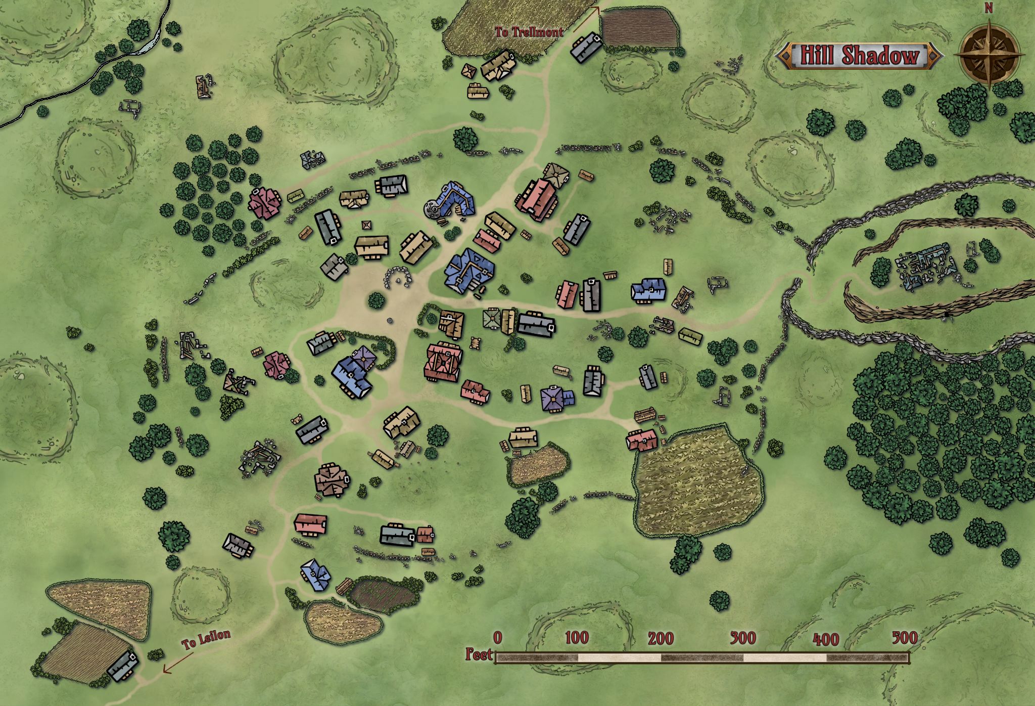 Hill Shadow | Inkarnate - Create Fantasy Maps Online