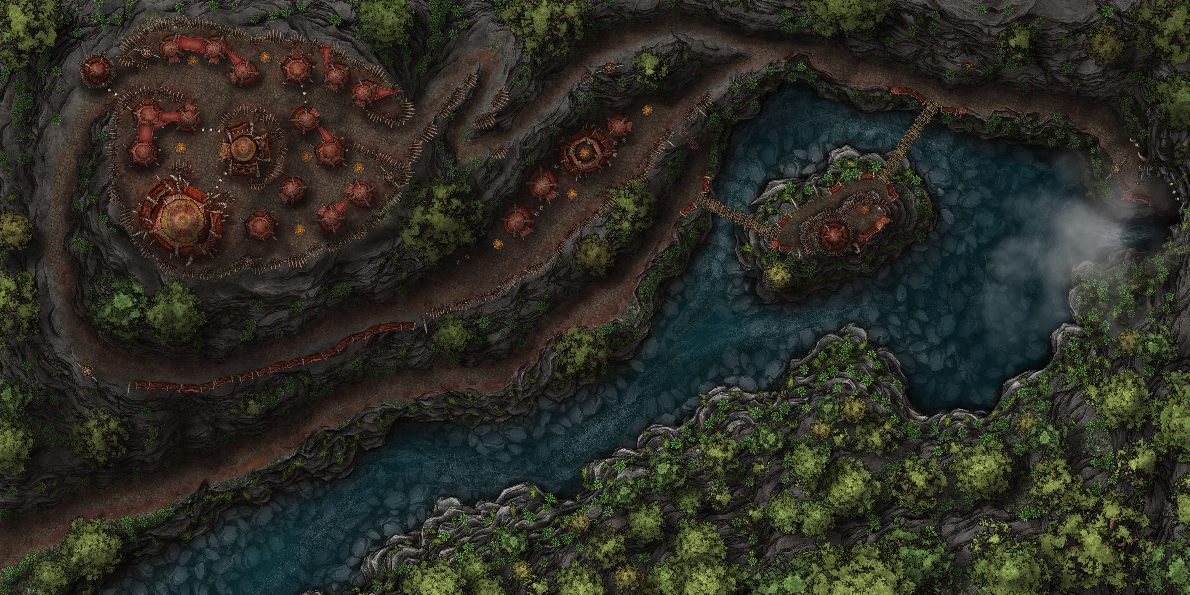 Valley of the Orcs (flat) | Inkarnate - Create Fantasy Maps Online