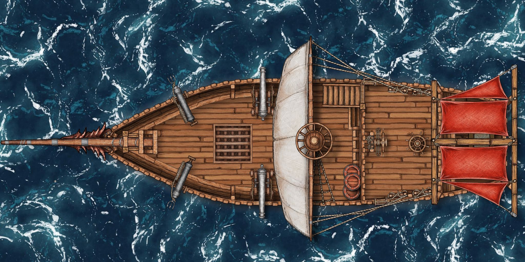 Sea of Thieves Sloop | Inkarnate - Create Fantasy Maps Online