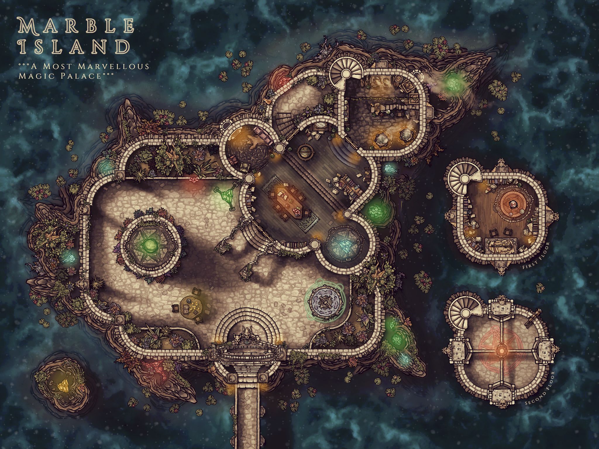 Marble Island | Inkarnate - Create Fantasy Maps Online