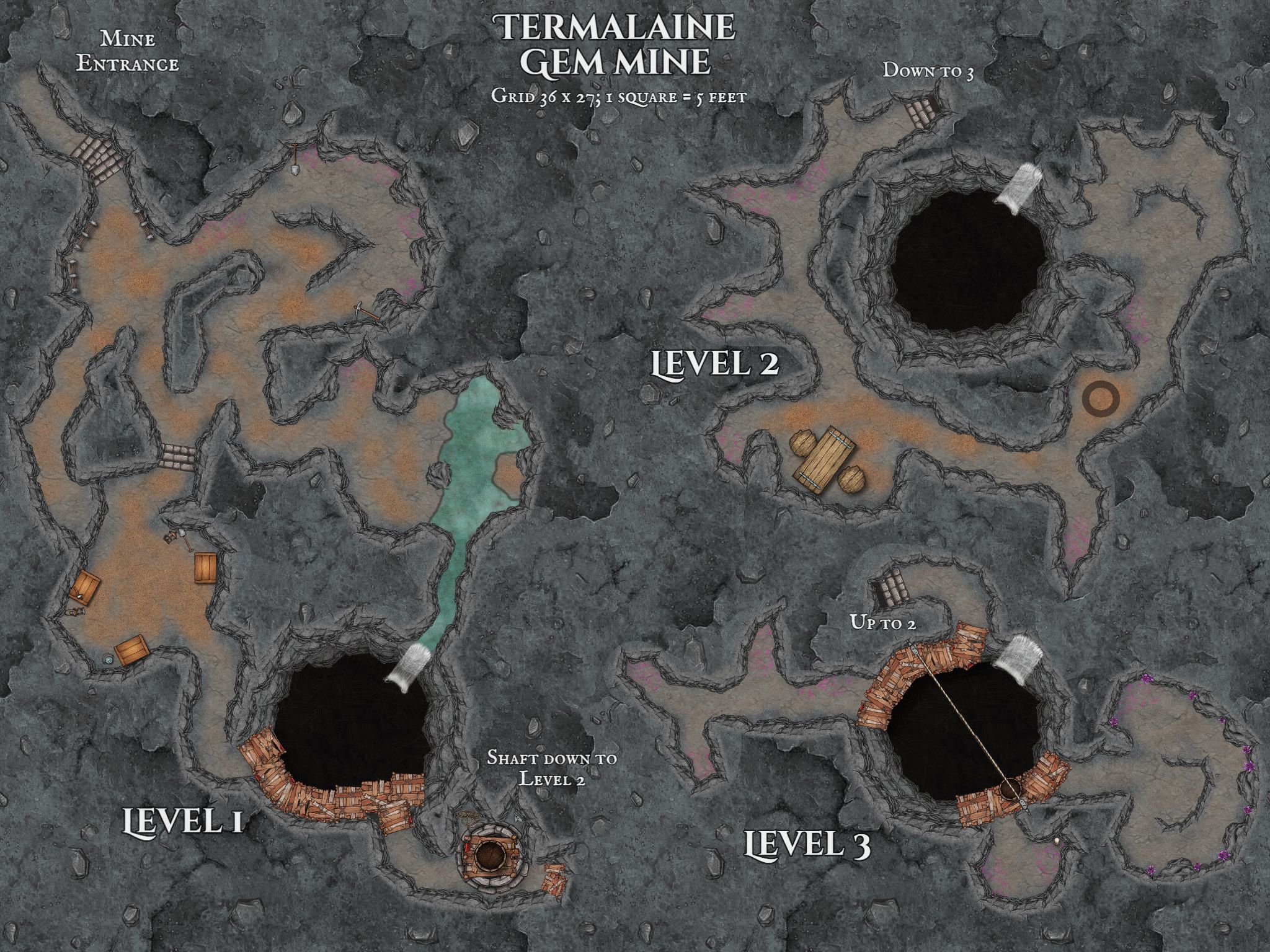 Gem Mine_Rime of the Frostmaiden | Inkarnate - Create Fantasy Maps Online