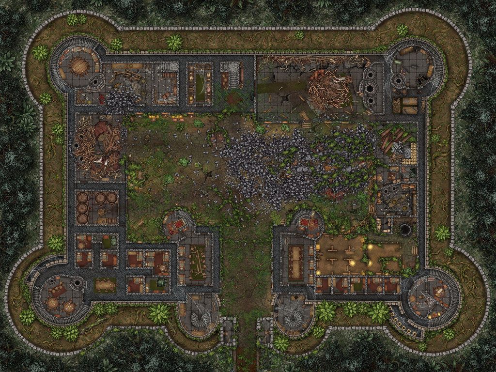 Forgotten Castle | Inkarnate - Create Fantasy Maps Online