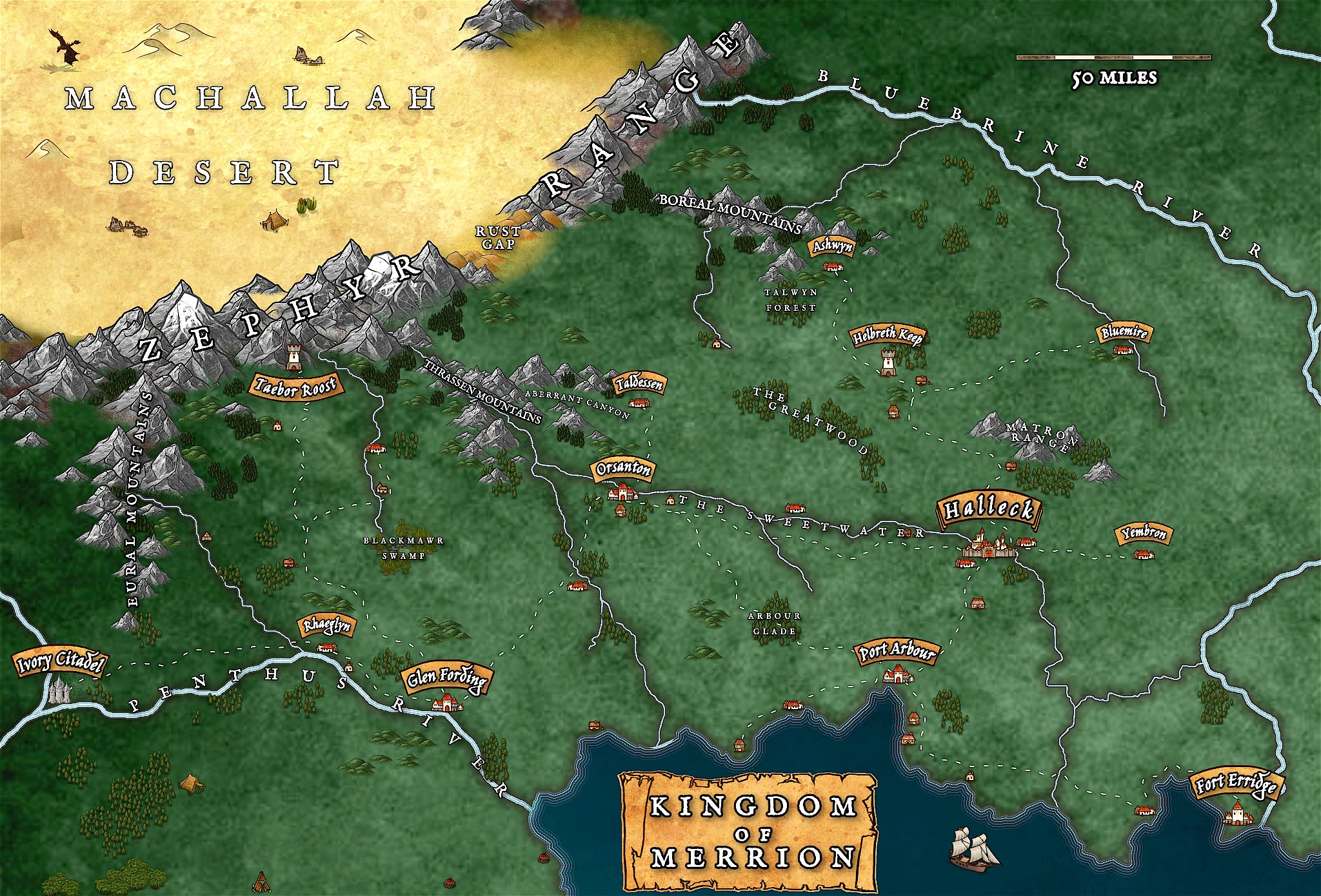 Merrion v3 | Inkarnate - Create Fantasy Maps Online