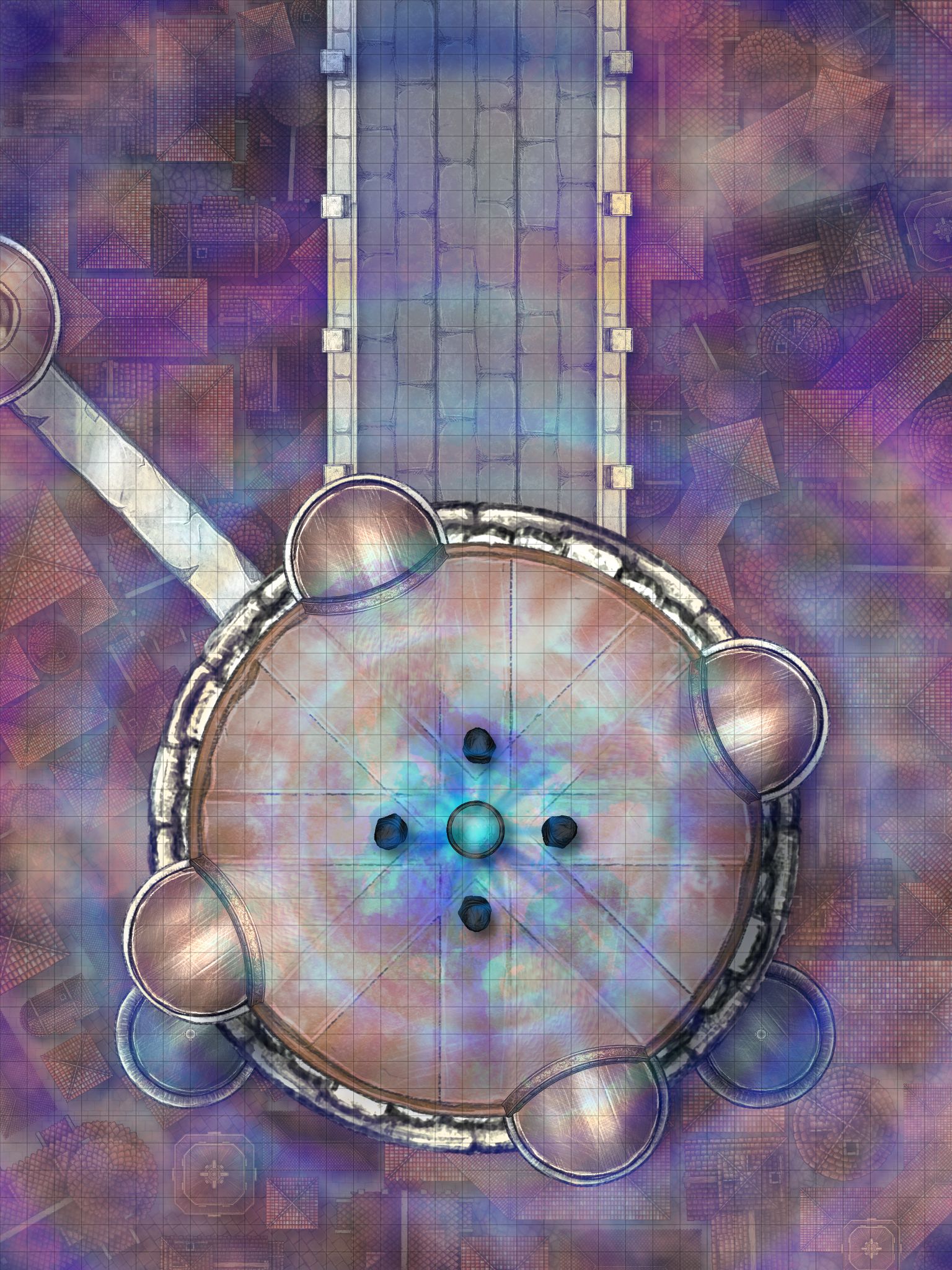 Ravnica - Interplanar Beacon - Active | Inkarnate - Create Fantasy Maps ...