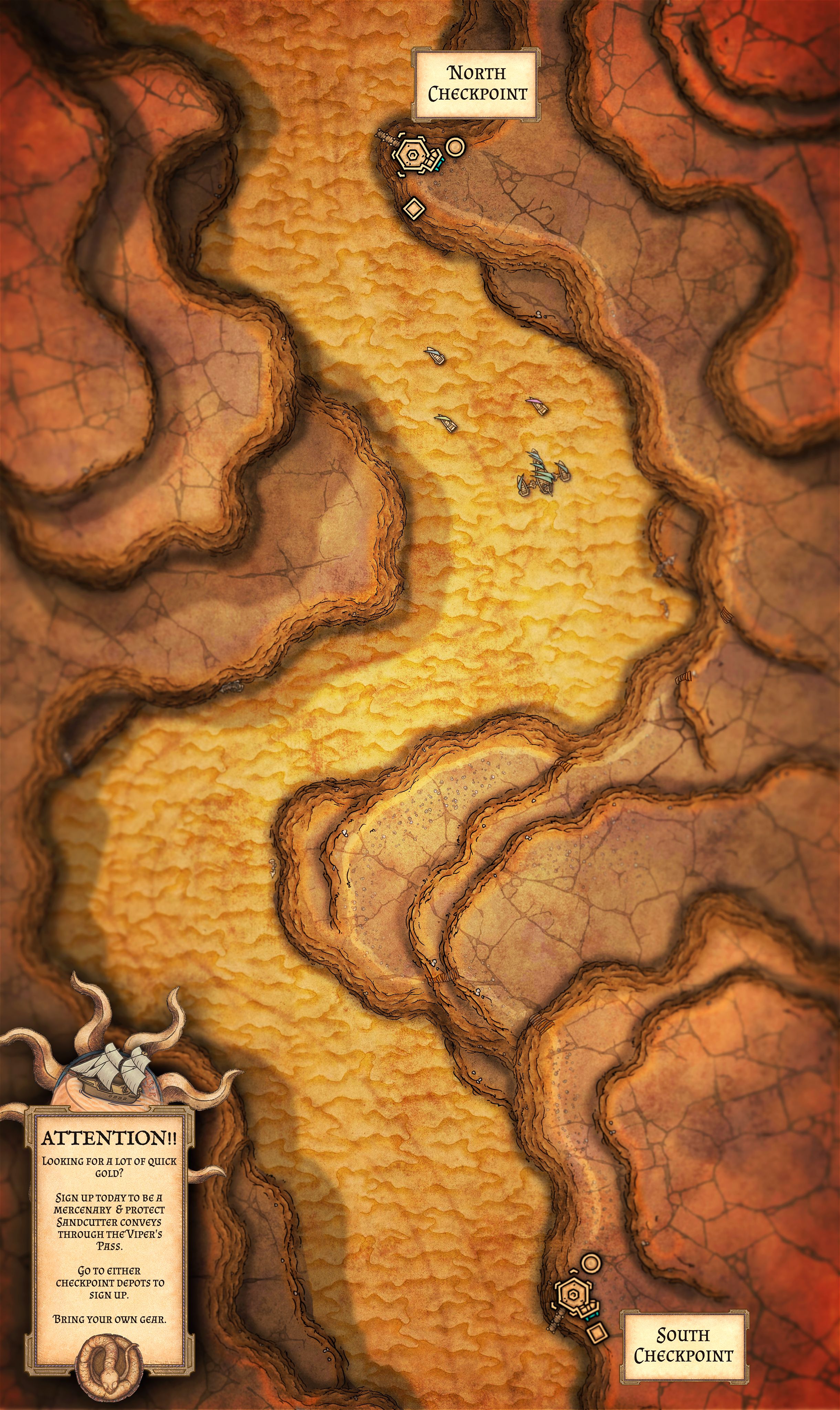 The Viper's Pass | Inkarnate - Create Fantasy Maps Online