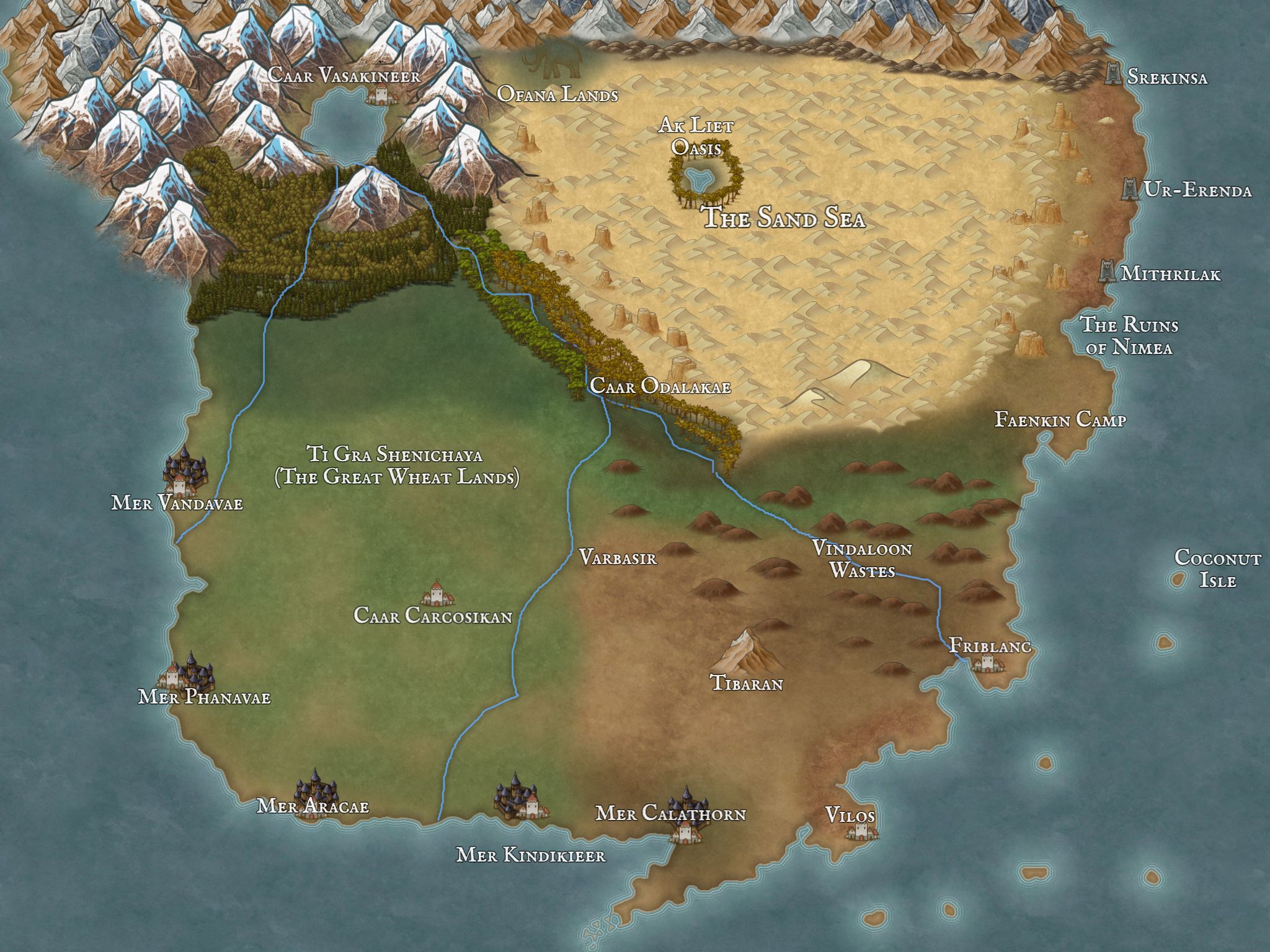 Vindadar | Inkarnate - Create Fantasy Maps Online