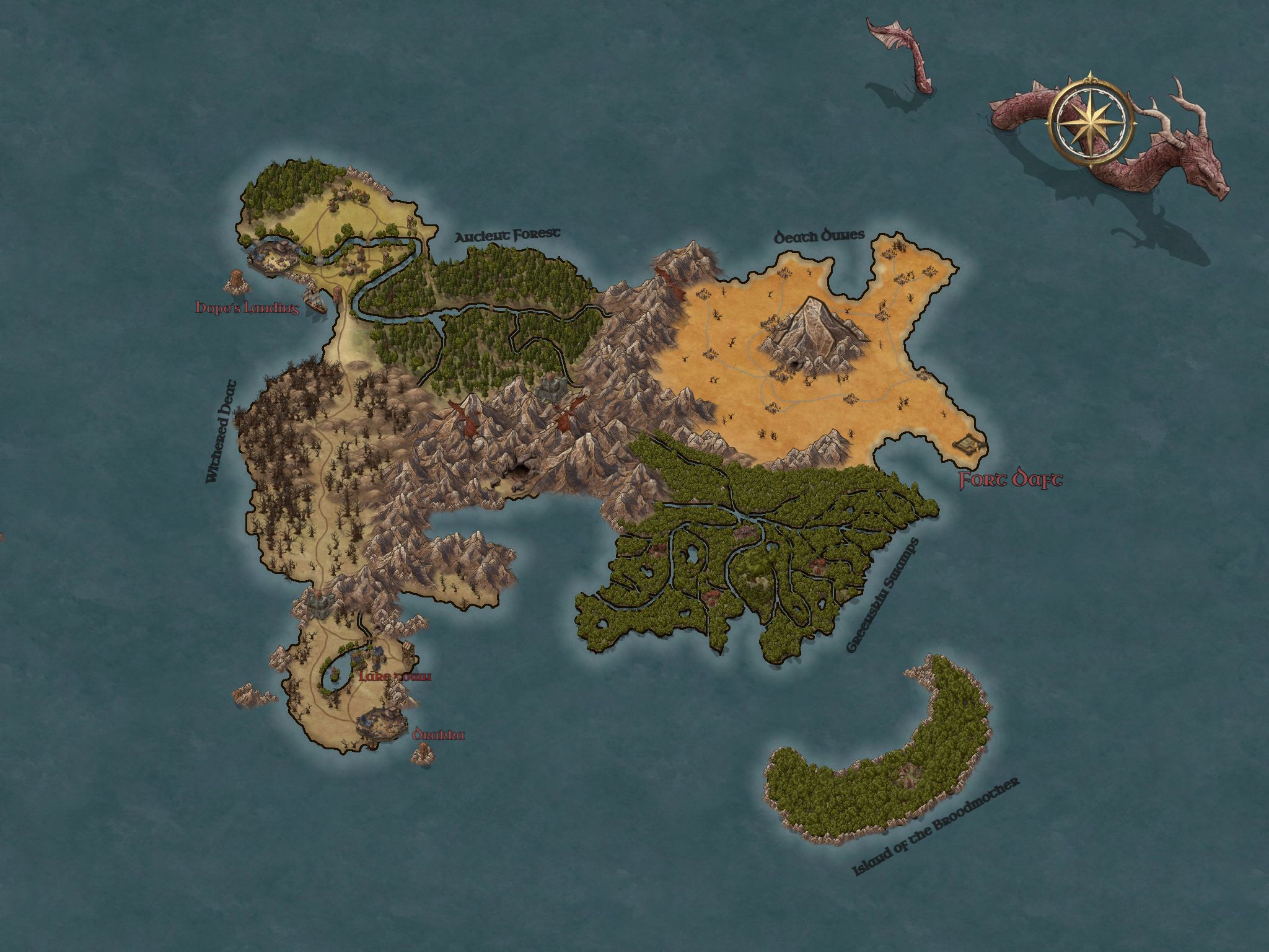 Dragons perch | Inkarnate - Create Fantasy Maps Online