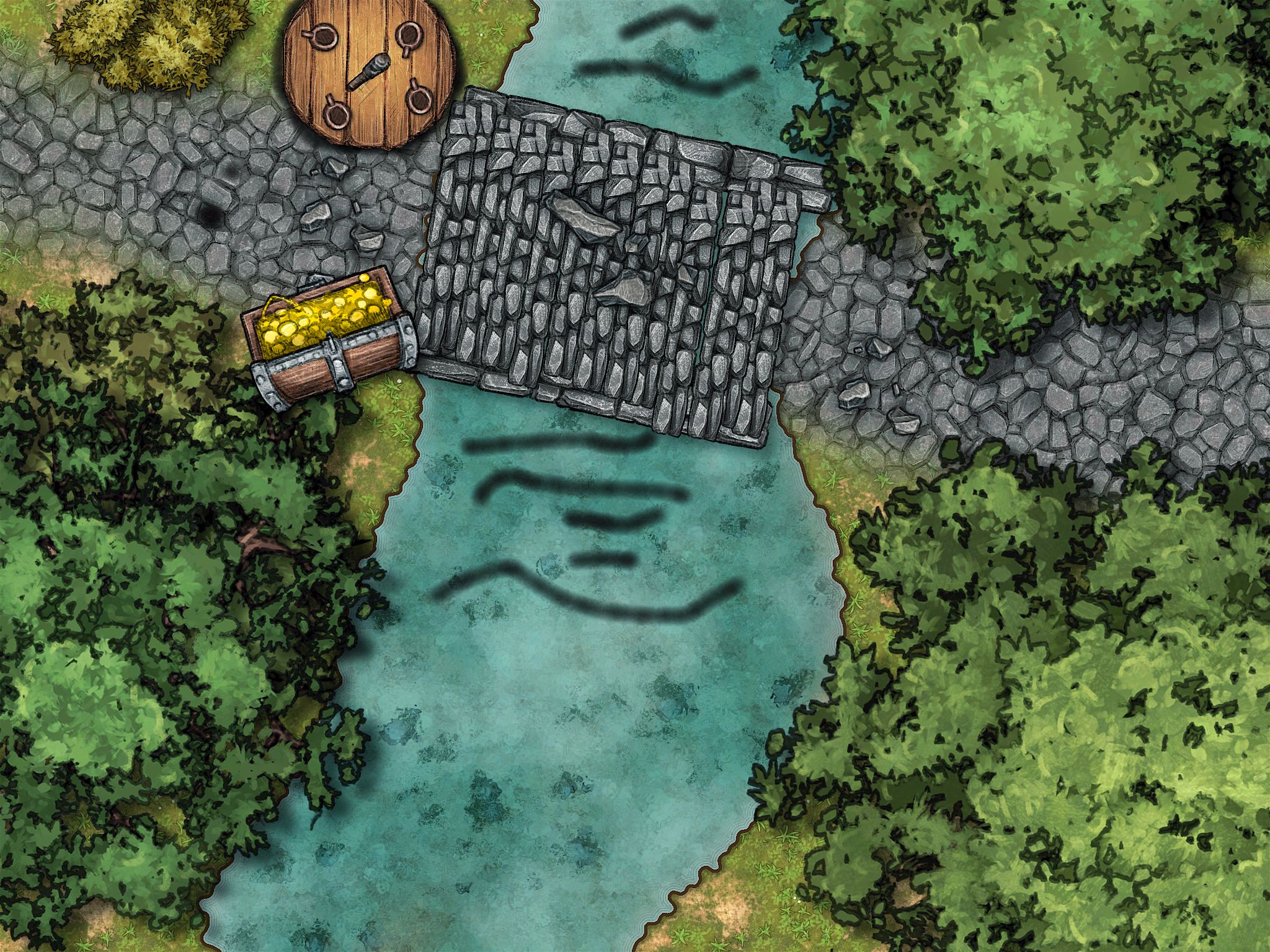 bridge of gold | Inkarnate - Create Fantasy Maps Online