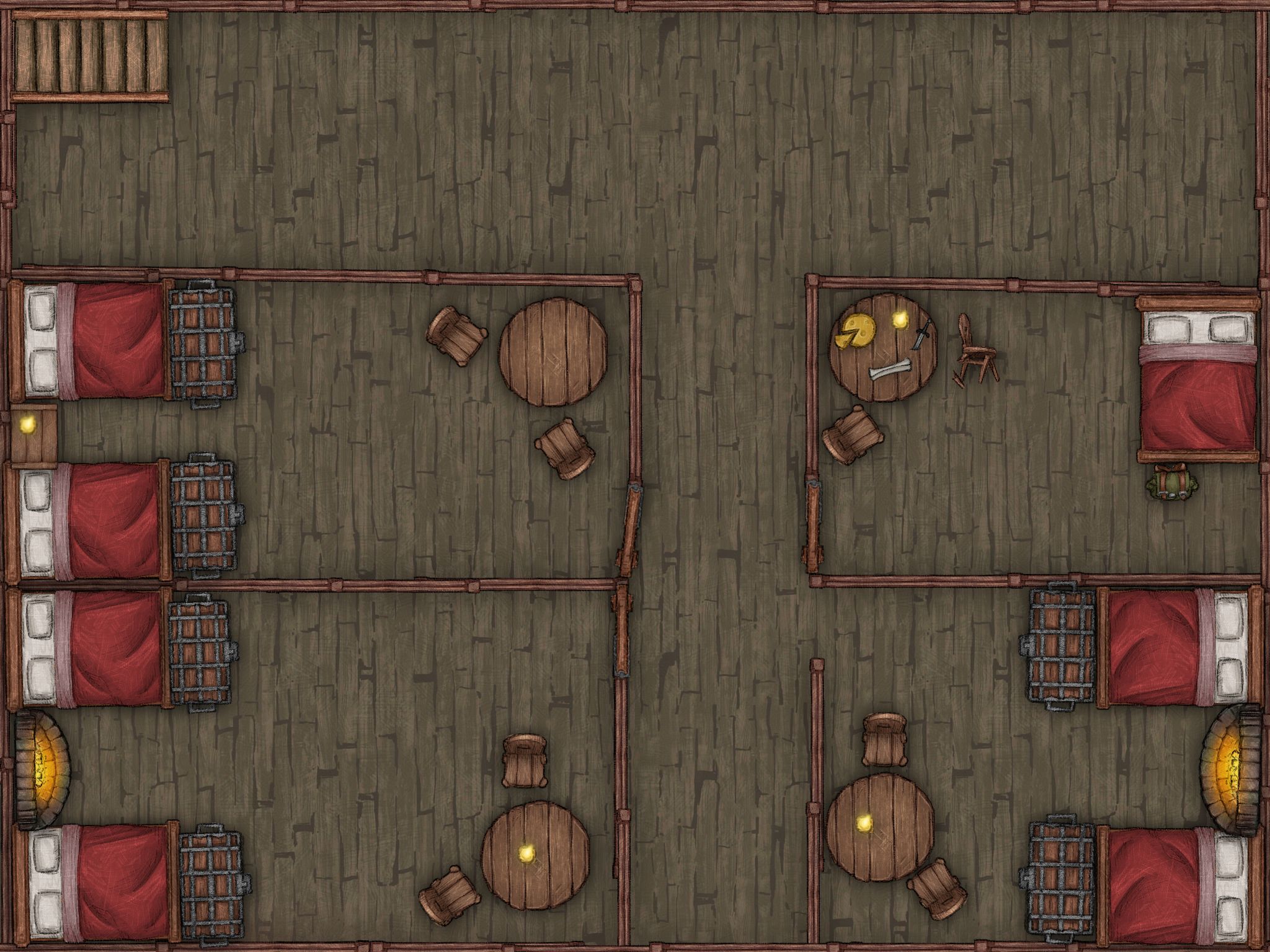 Tavern bedroom | Inkarnate - Create Fantasy Maps Online