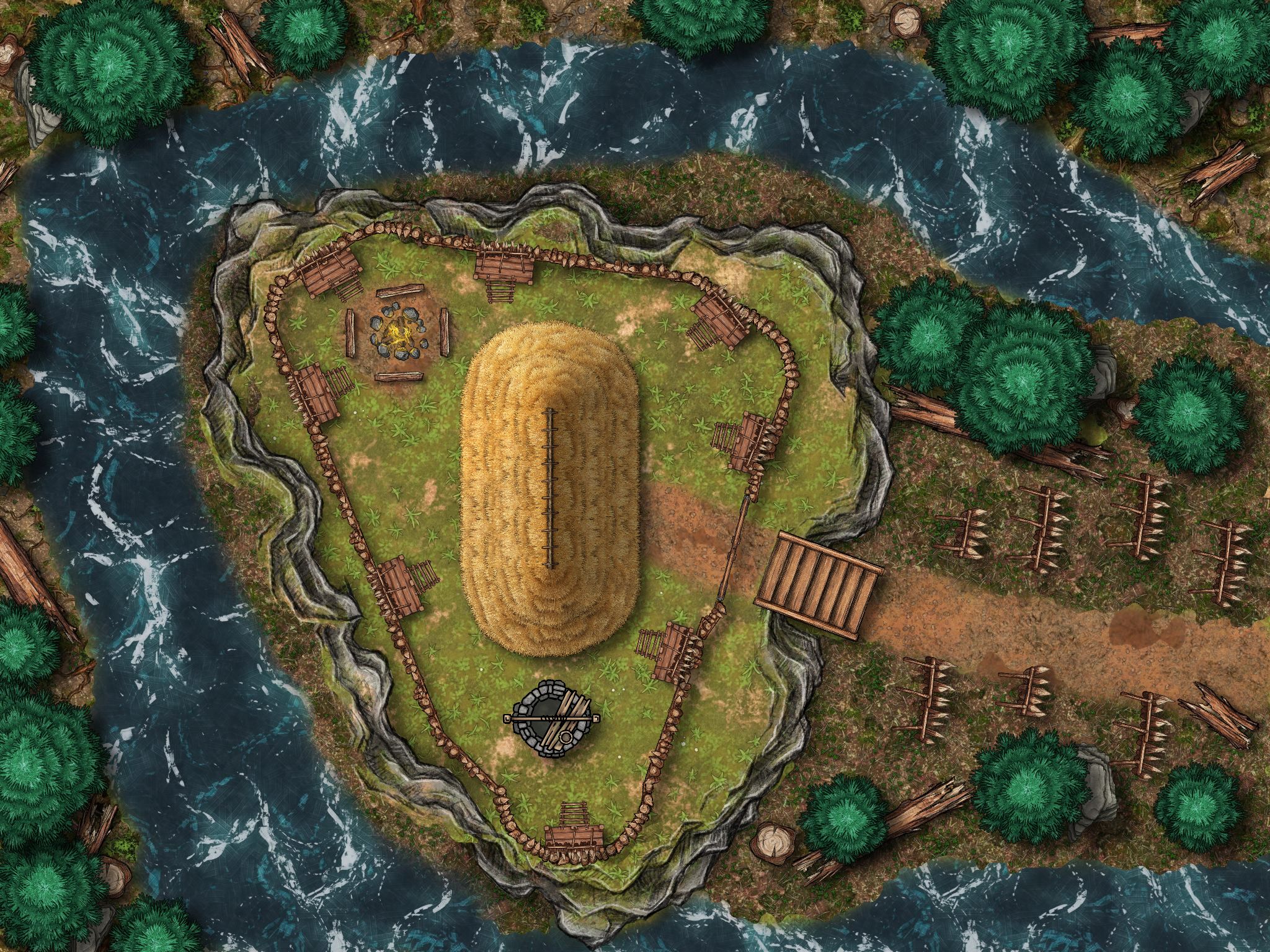 Fort Fraejr | Inkarnate - Create Fantasy Maps Online