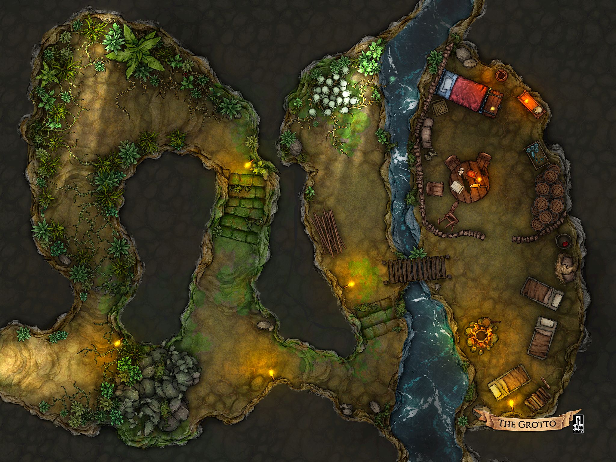 The Grotto | Inkarnate - Create Fantasy Maps Online