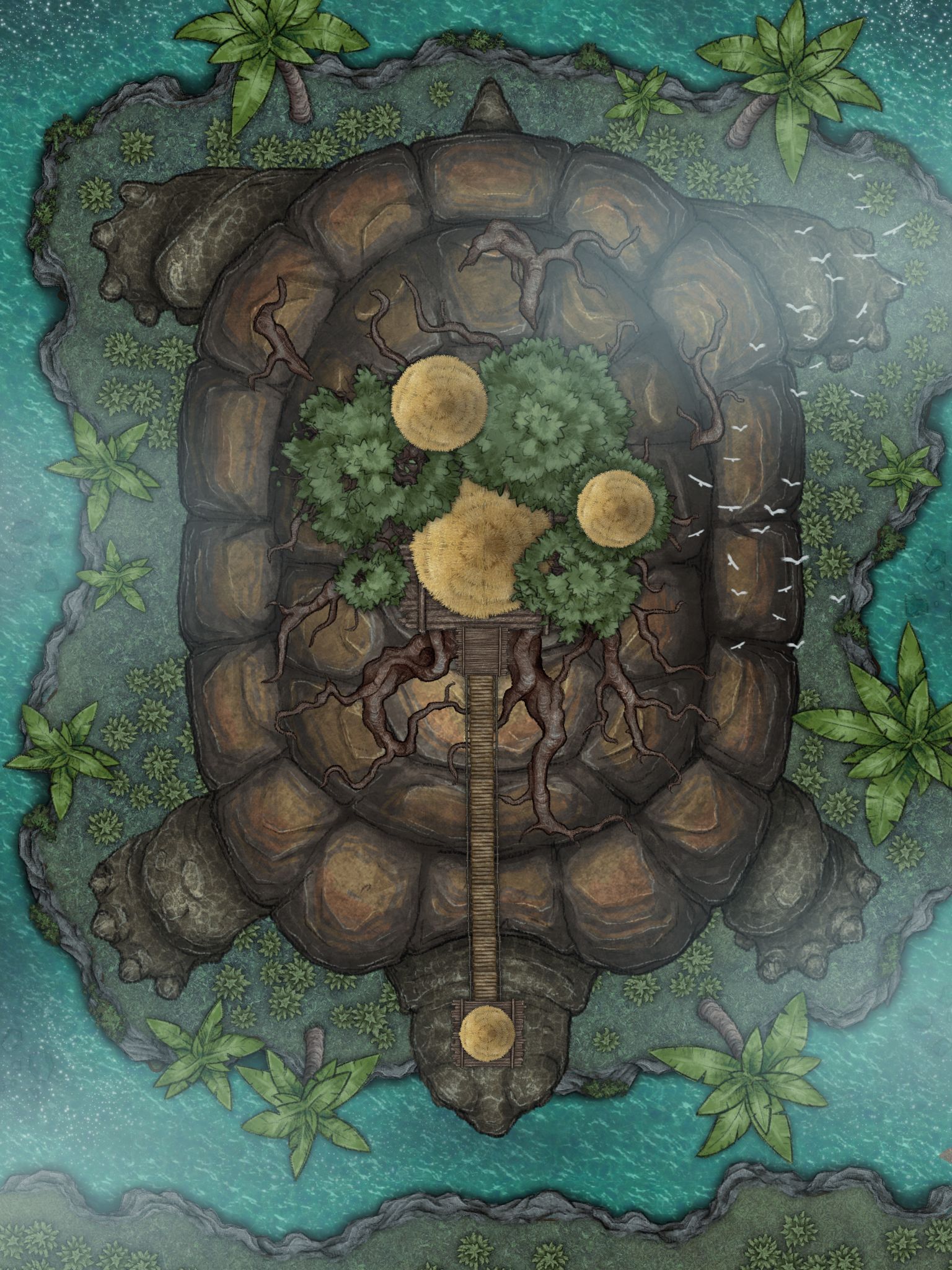 Turtle Island Village | Inkarnate - Create Fantasy Maps Online