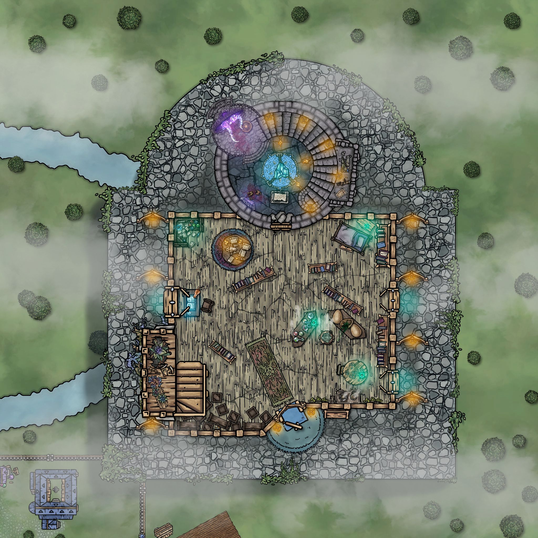 Wizards Tower | Inkarnate - Create Fantasy Maps Online
