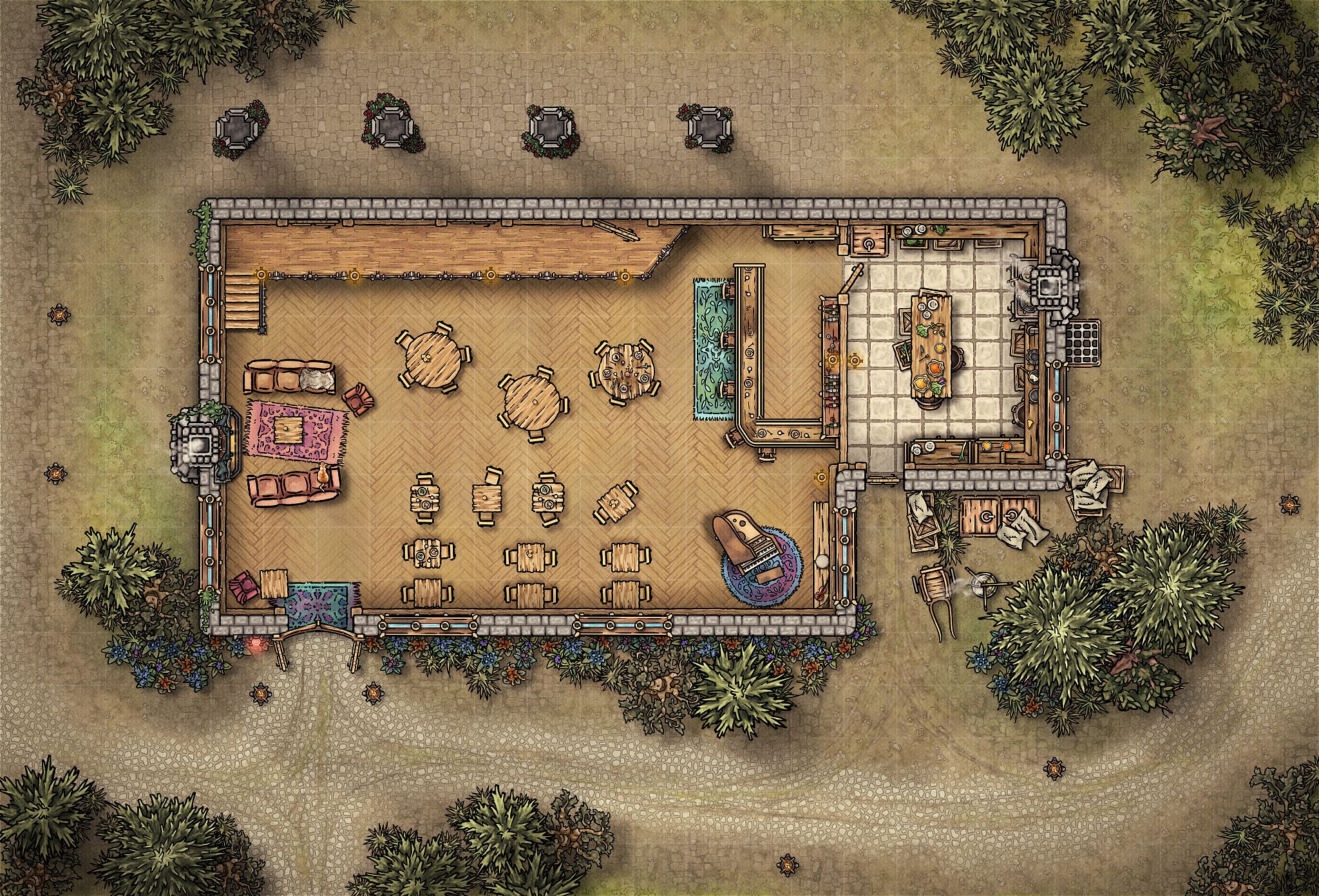 Nicodranas Tavern V2 | Inkarnate - Create Fantasy Maps Online