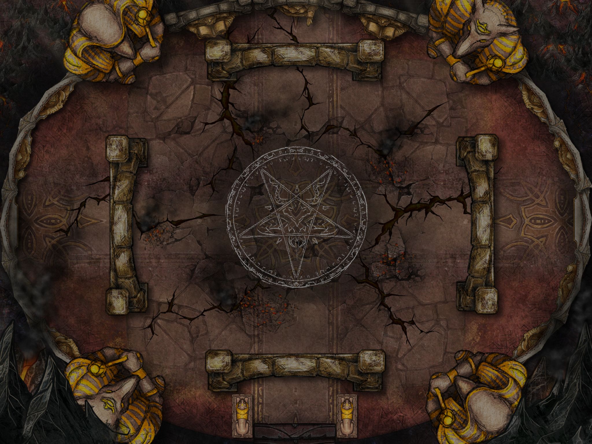 Boss Arena Stage 2 | Inkarnate - Create Fantasy Maps Online